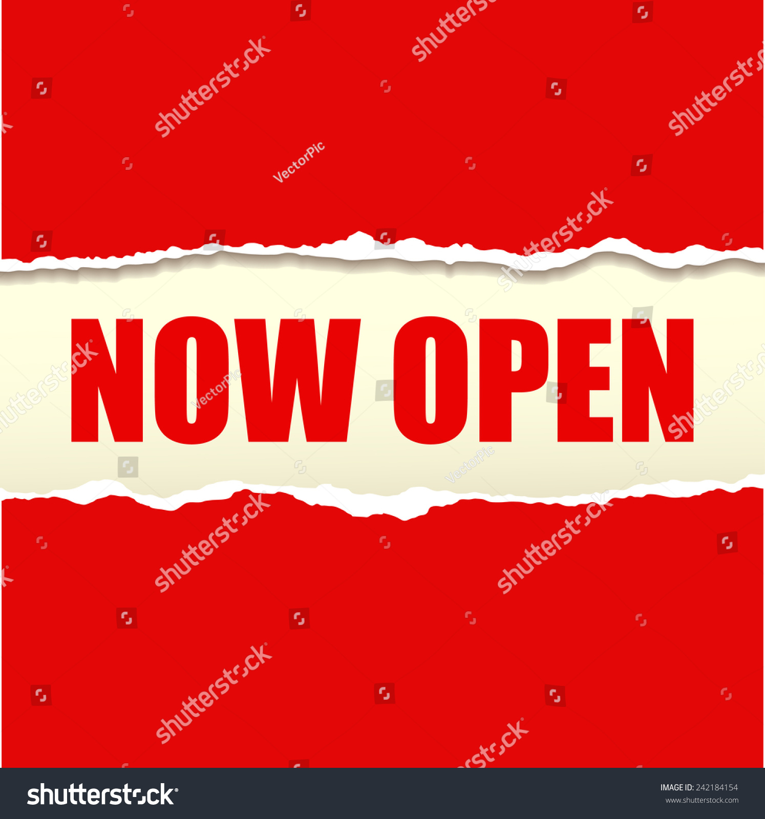 Now Open Banner Vector: Vector có sẵn (miễn phí bản quyền) 242184154 ...