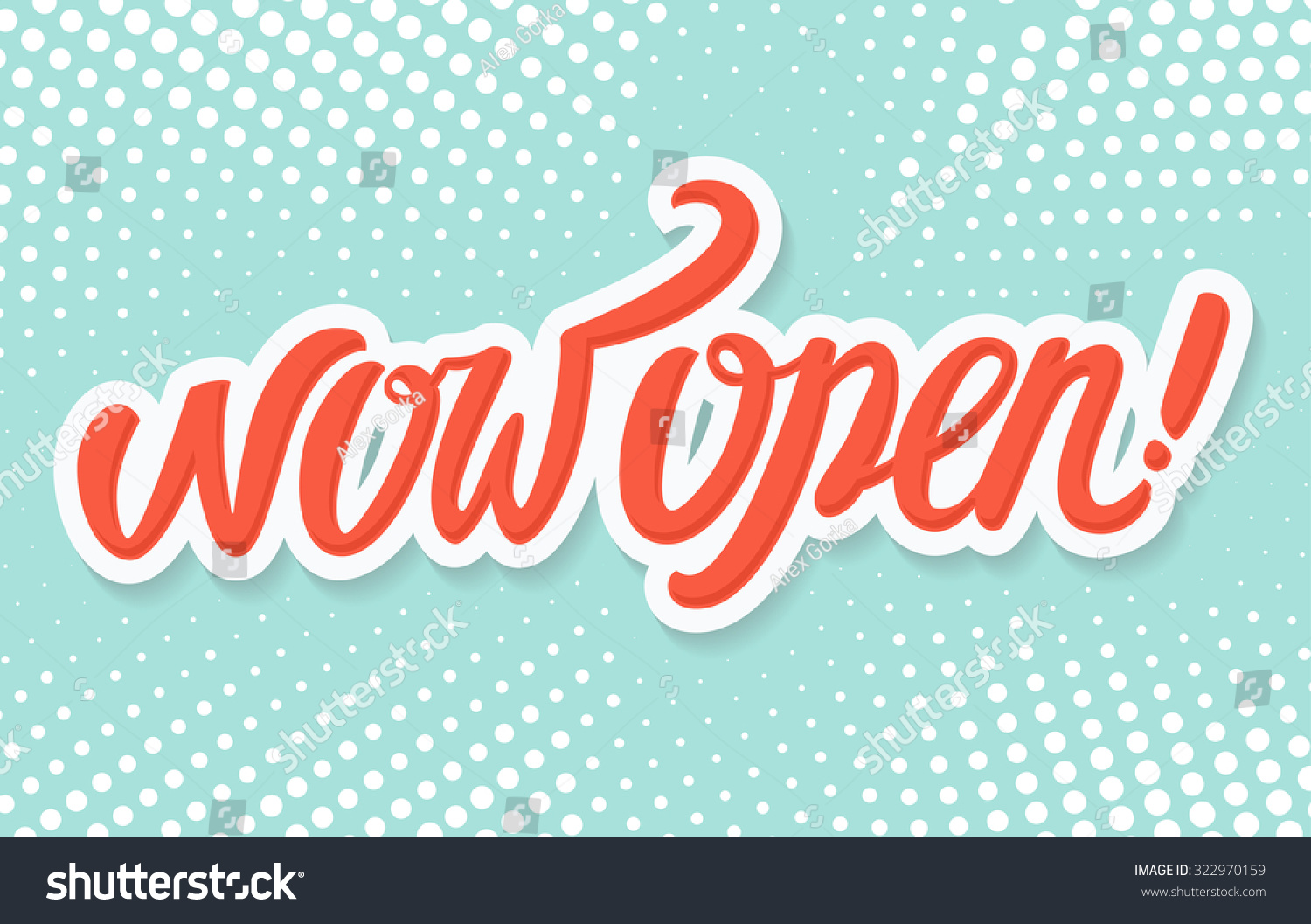 Now Open Sign Stock Vector (Royalty Free) 322970159 | Shutterstock
