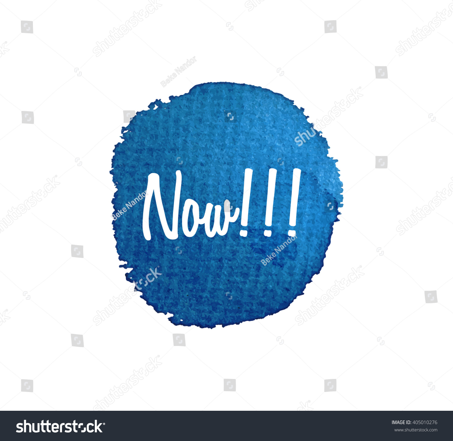 Now Watercolor Splatters Vector Stock Vector (Royalty Free) 405010276 ...