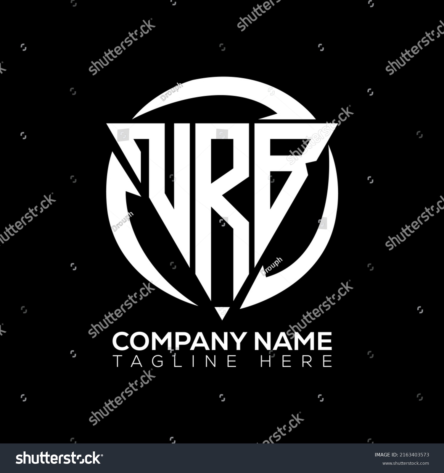 Nrb Initial Modern Logo Design Vector Stock Vector (Royalty Free ...