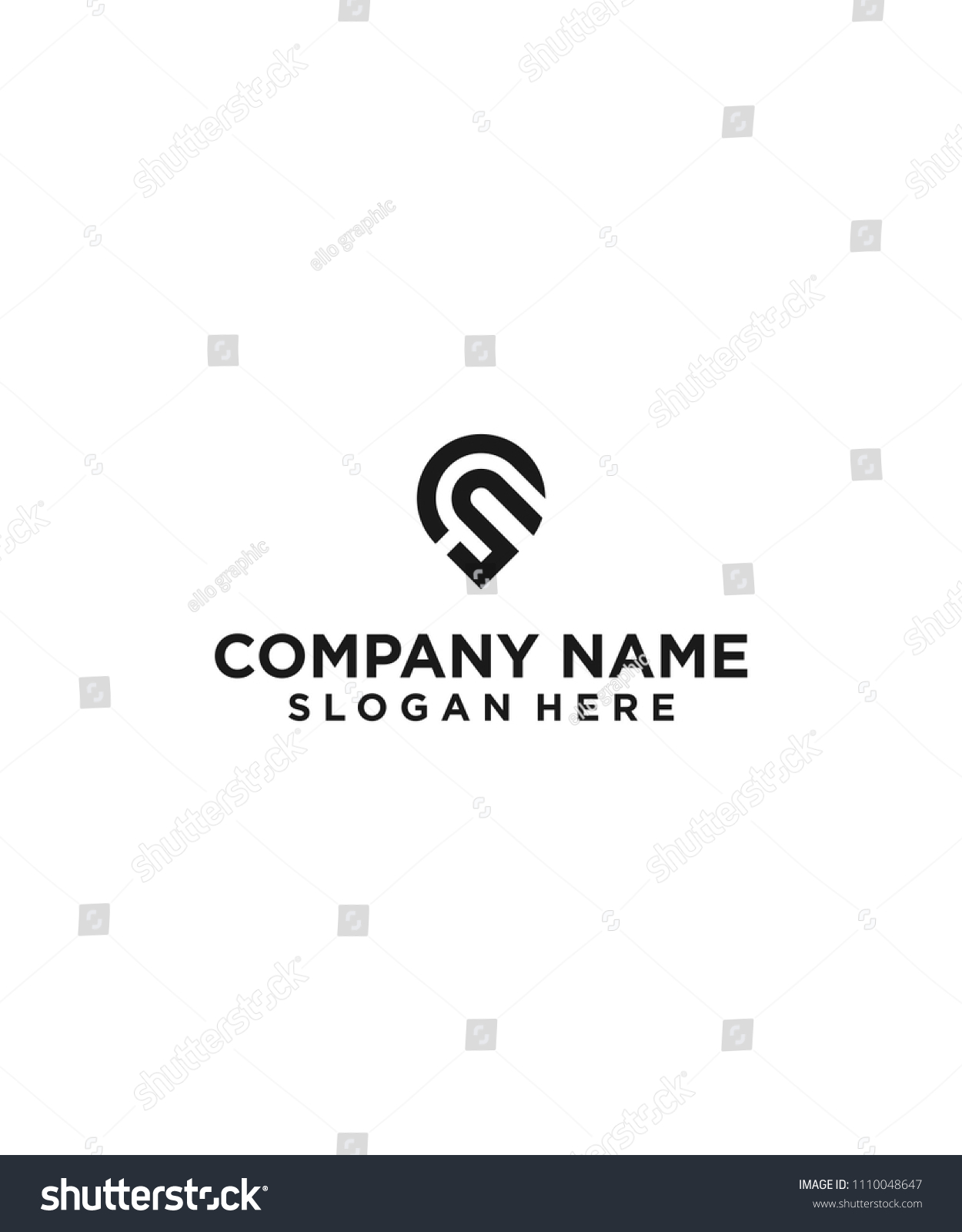 Ns Local Find Logo Stock Vector (Royalty Free) 1110048647 | Shutterstock