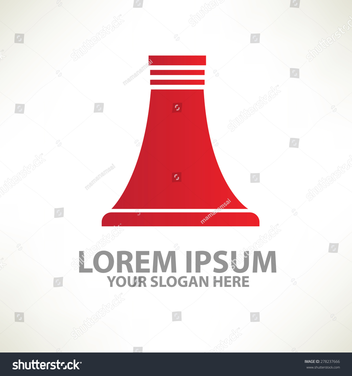 Nuclear Designlogo Templatecolour Concept Designclean Vector Stock ...