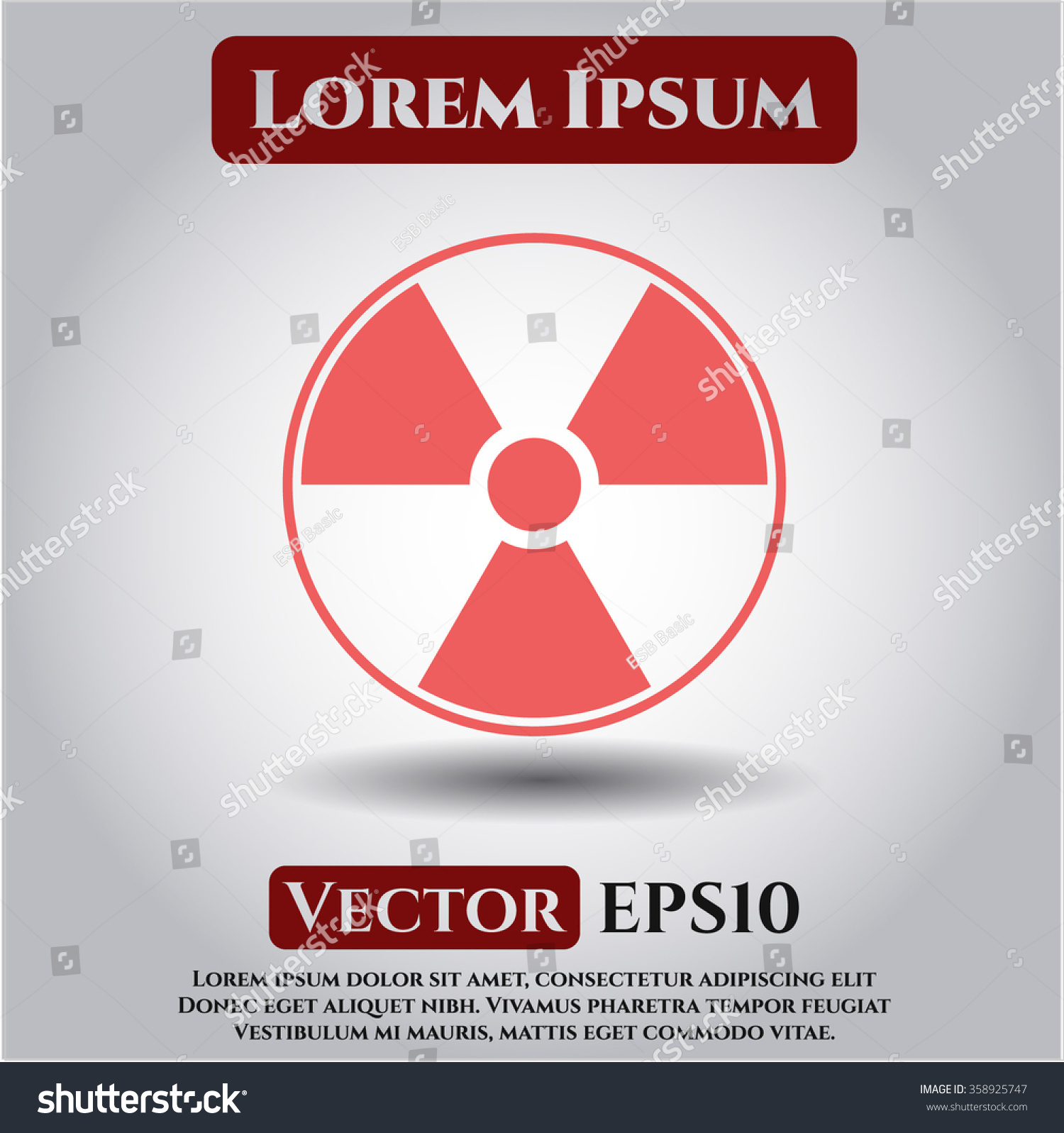 Nuclear Radioactive Vector Symbol: เวกเตอร์สต็อก (ปลอดค่าลิขสิทธิ์ ...