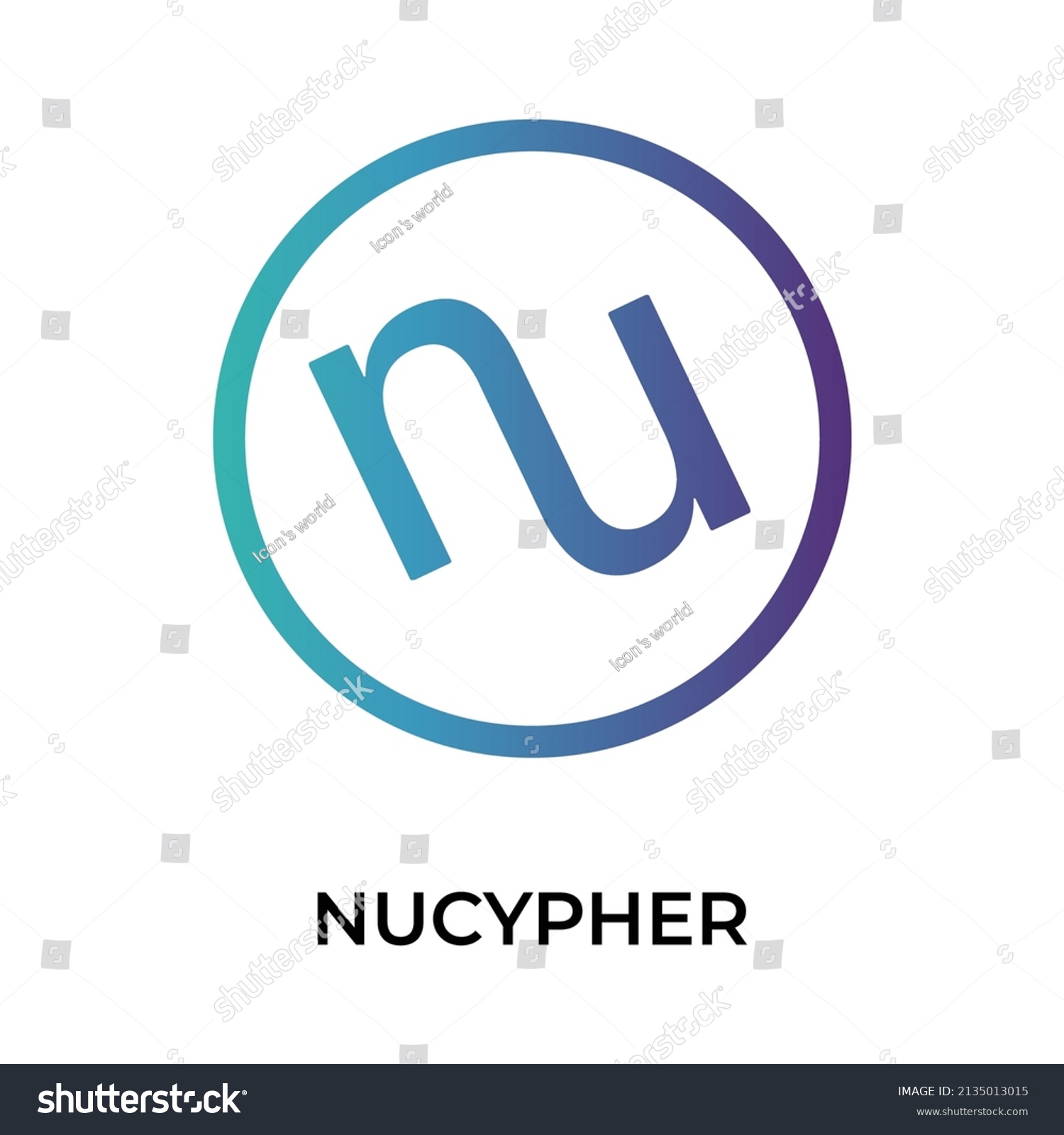 Nucypher Cryptocurrency Token Icon Nu Token Stock Vector (Royalty Free) 2135013015 | Shutterstock