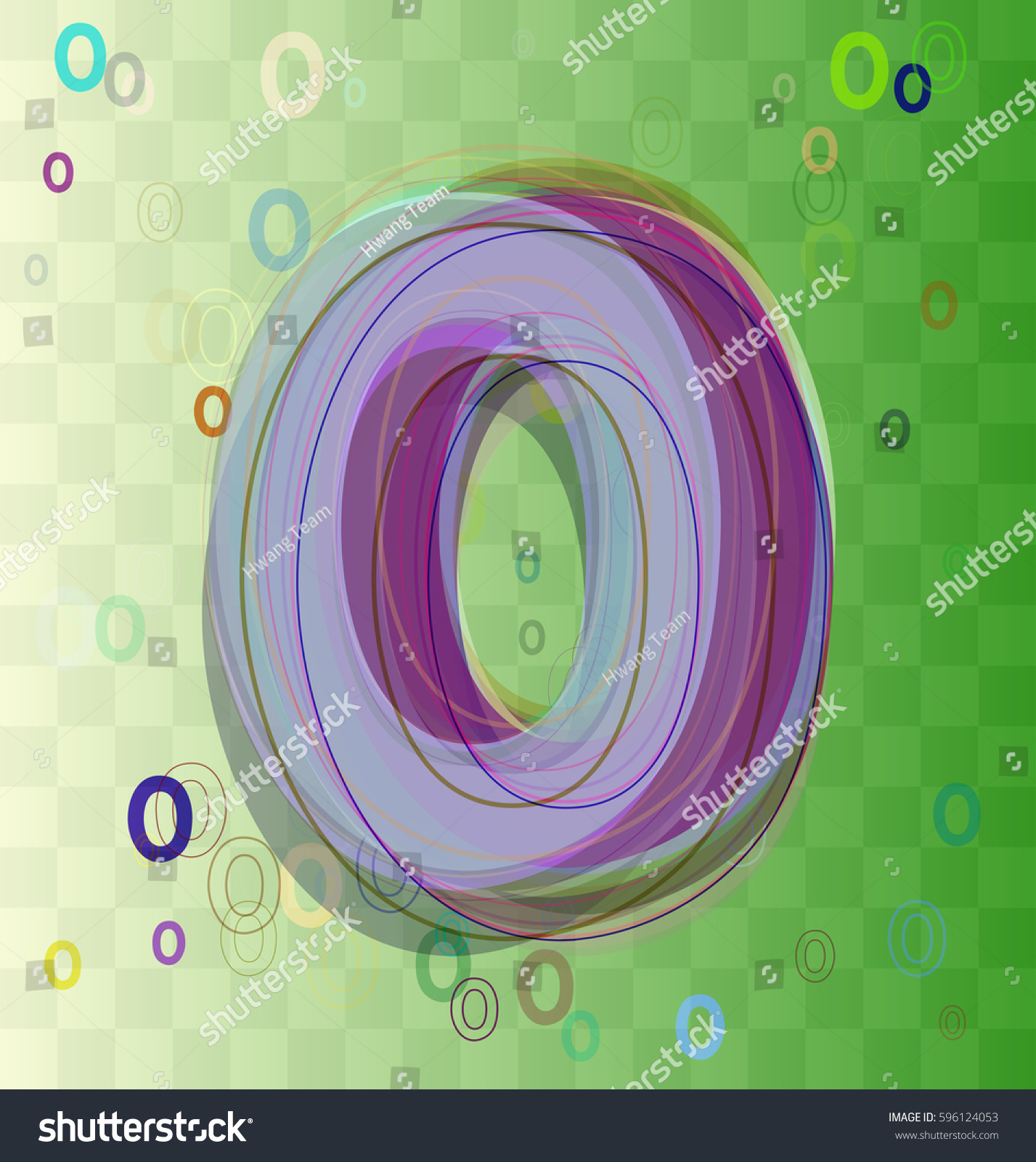 Number 0 Design Idea: vector de stock (libre de regalías) 596124053 ...