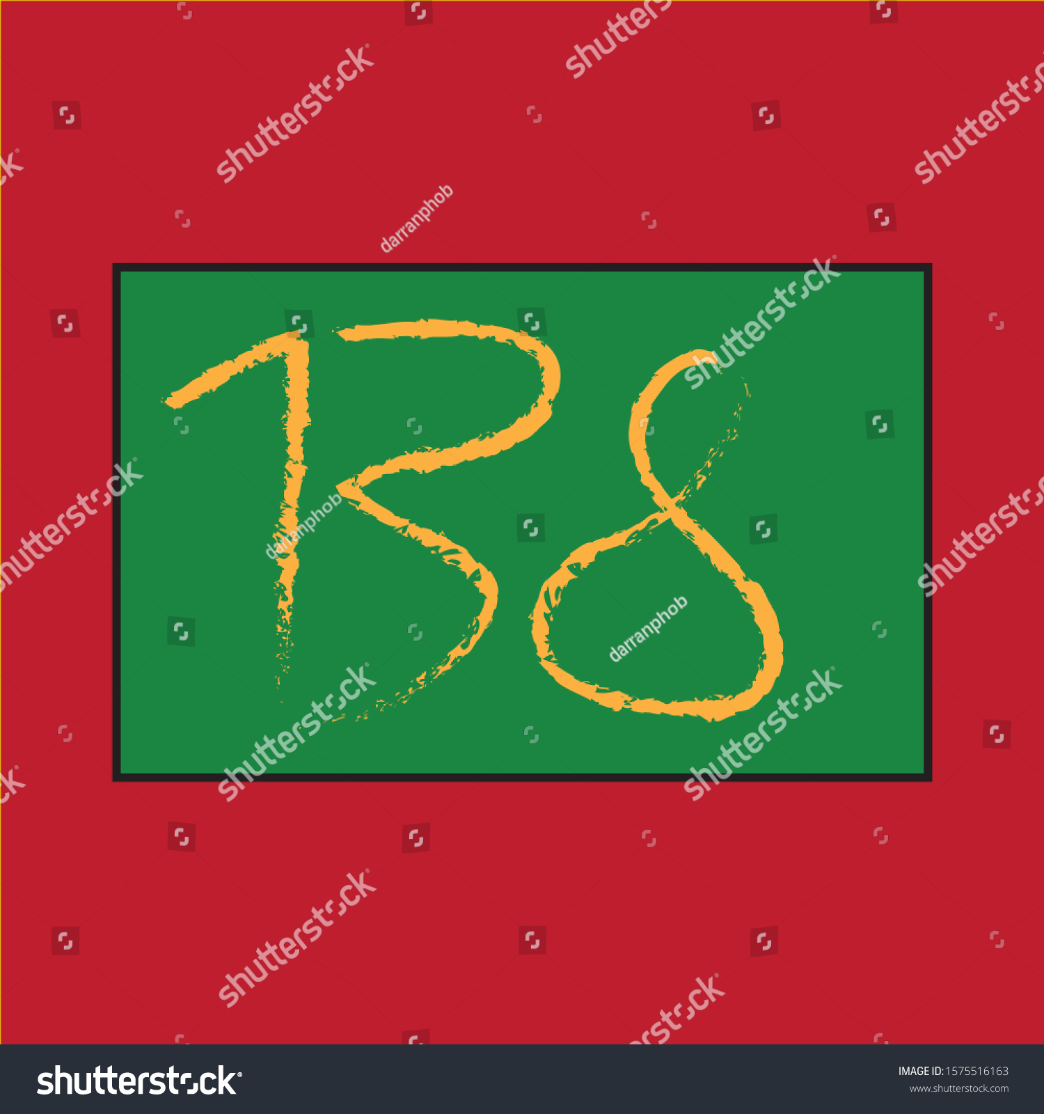 Number Icon Logo Design Background Stock Vector (Royalty Free ...