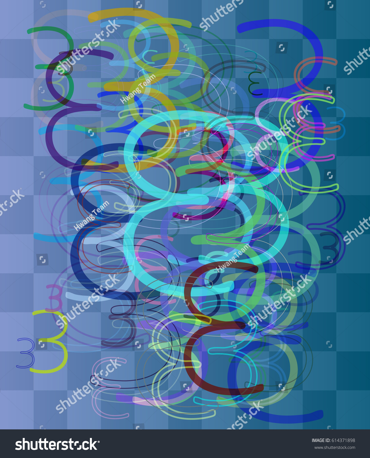 Number 3 Icon Texture Stock Vector (Royalty Free) 614371898