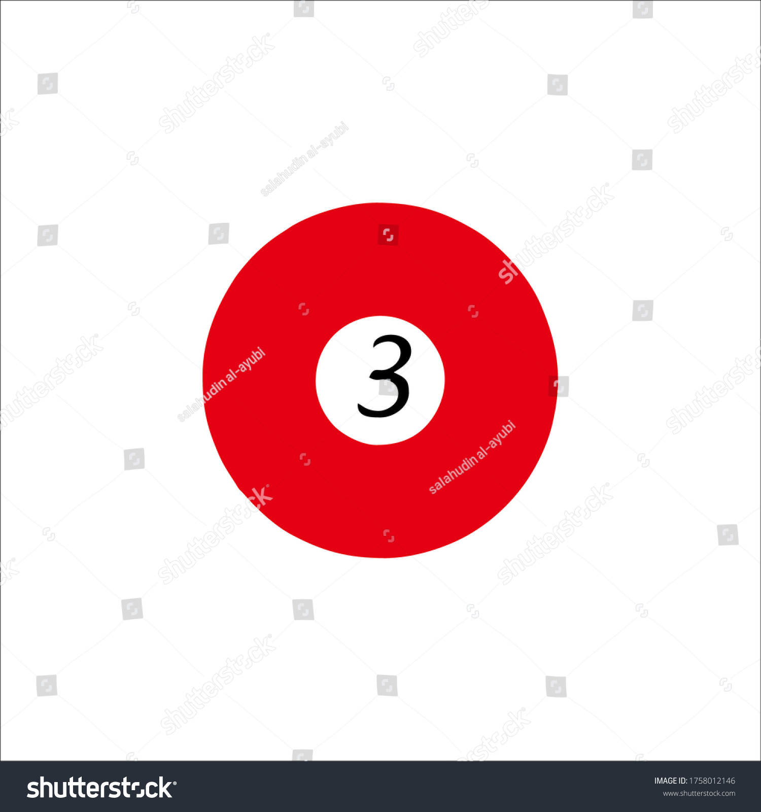 Number Icon Vector Illustration Logo Template Stock Vector (Royalty ...