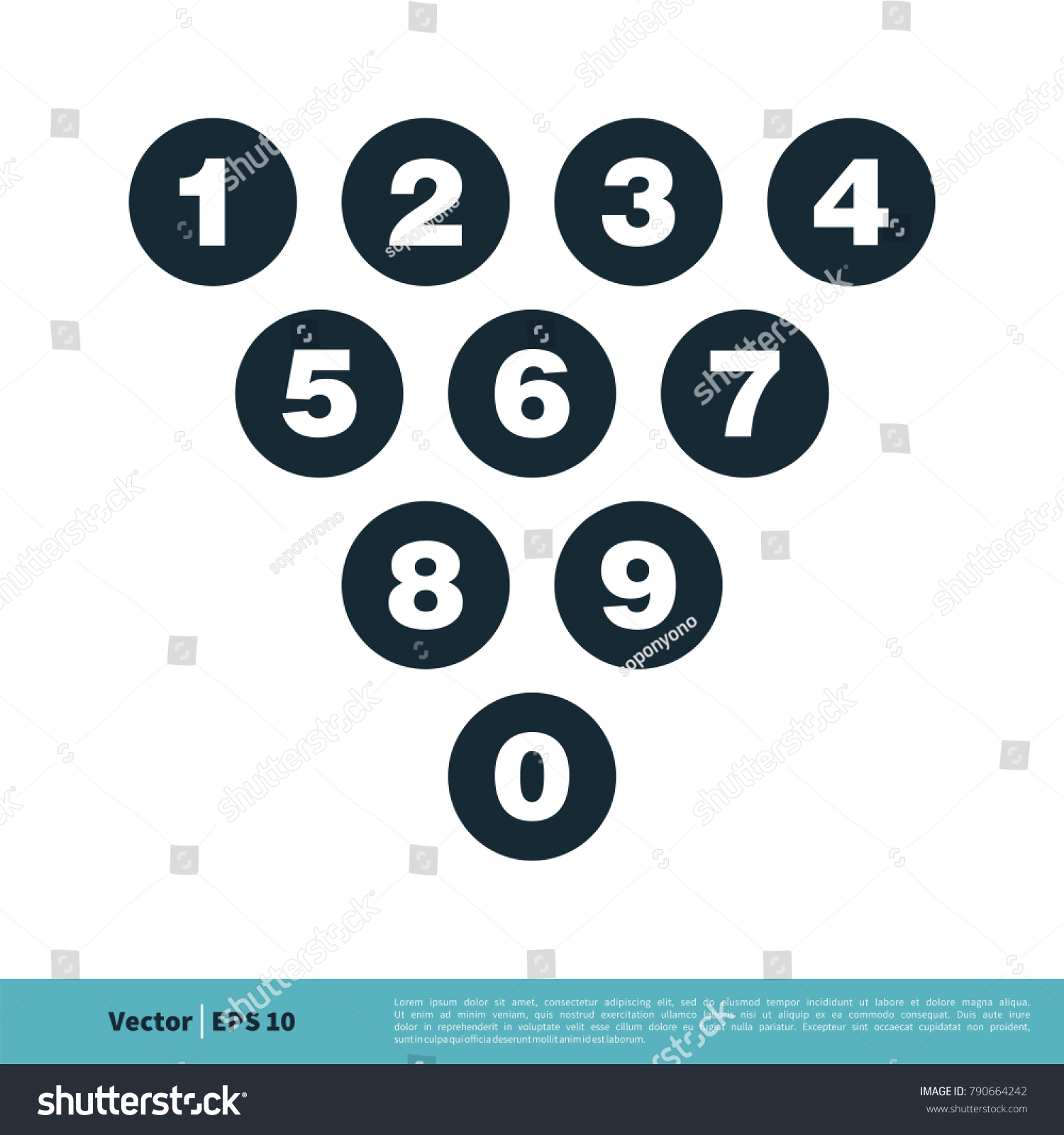Numbers in circles: 64,601 billeder, stock-fotos og -vektorer ...