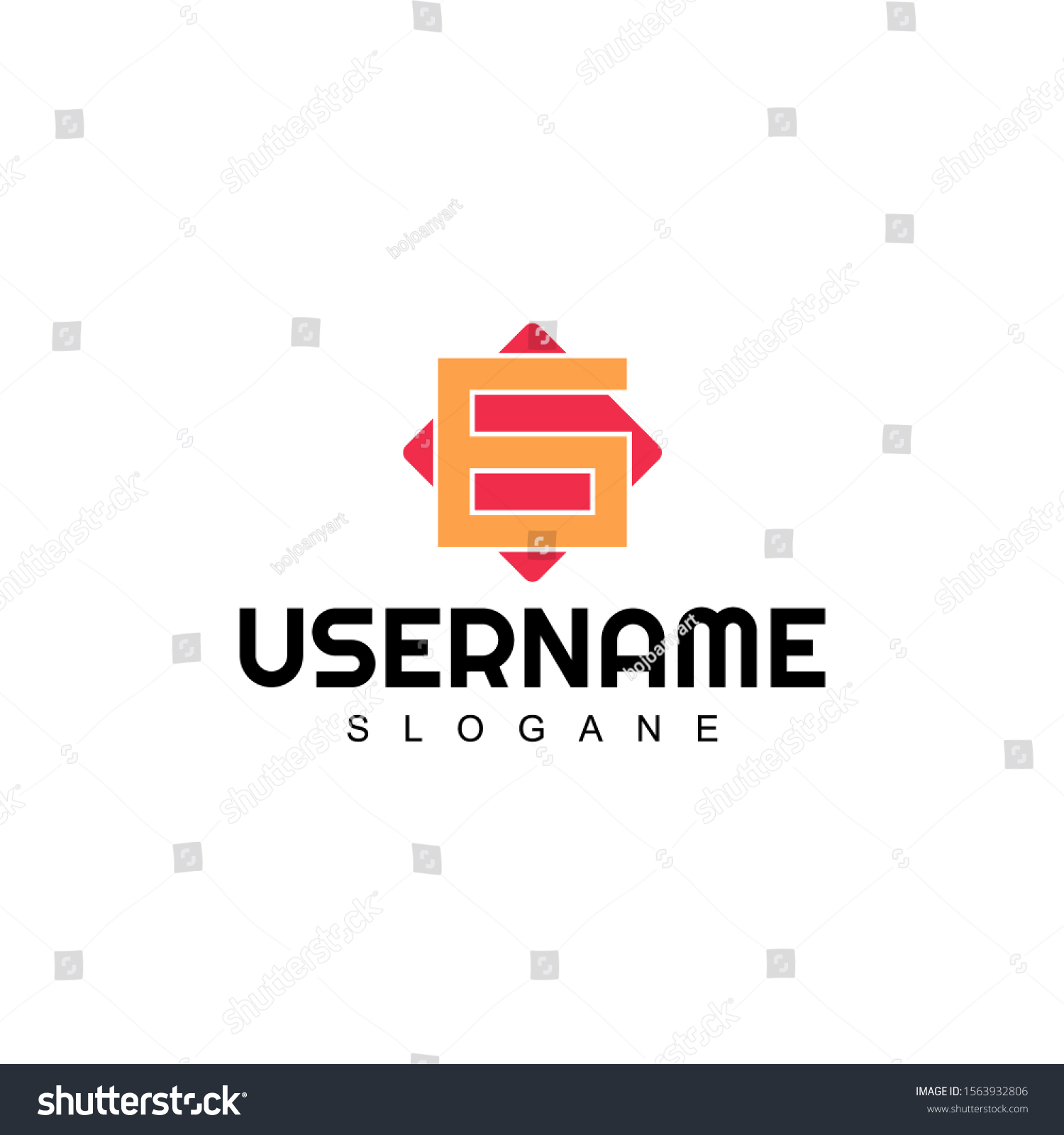 Number 6 Logo Design Concept Vector Stock Vector (Royalty Free ...