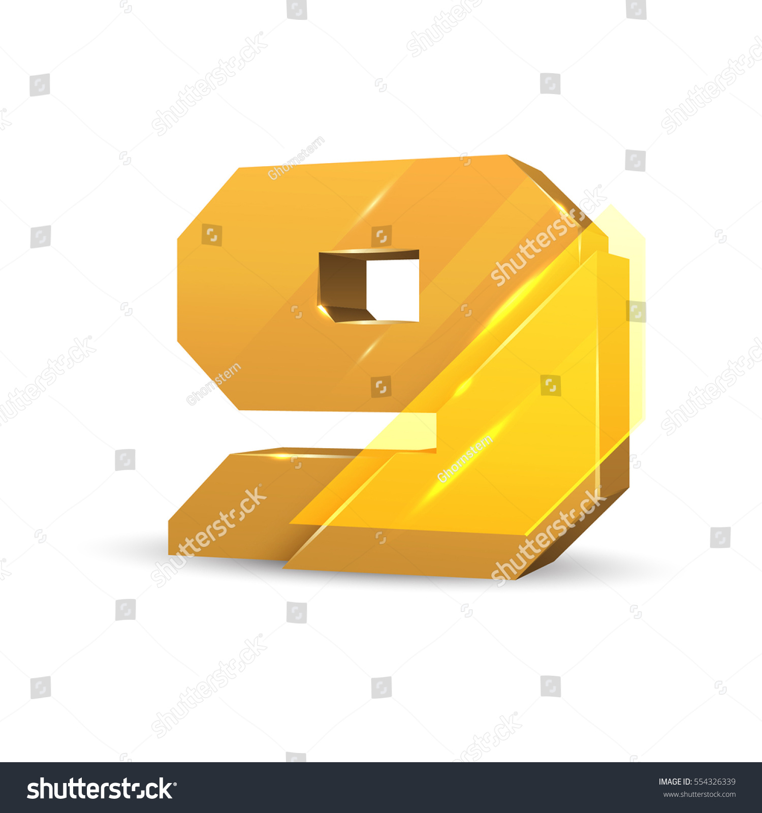 Number Nine Futuristic Vector Concept Stock Vector (Royalty Free) 554326339
