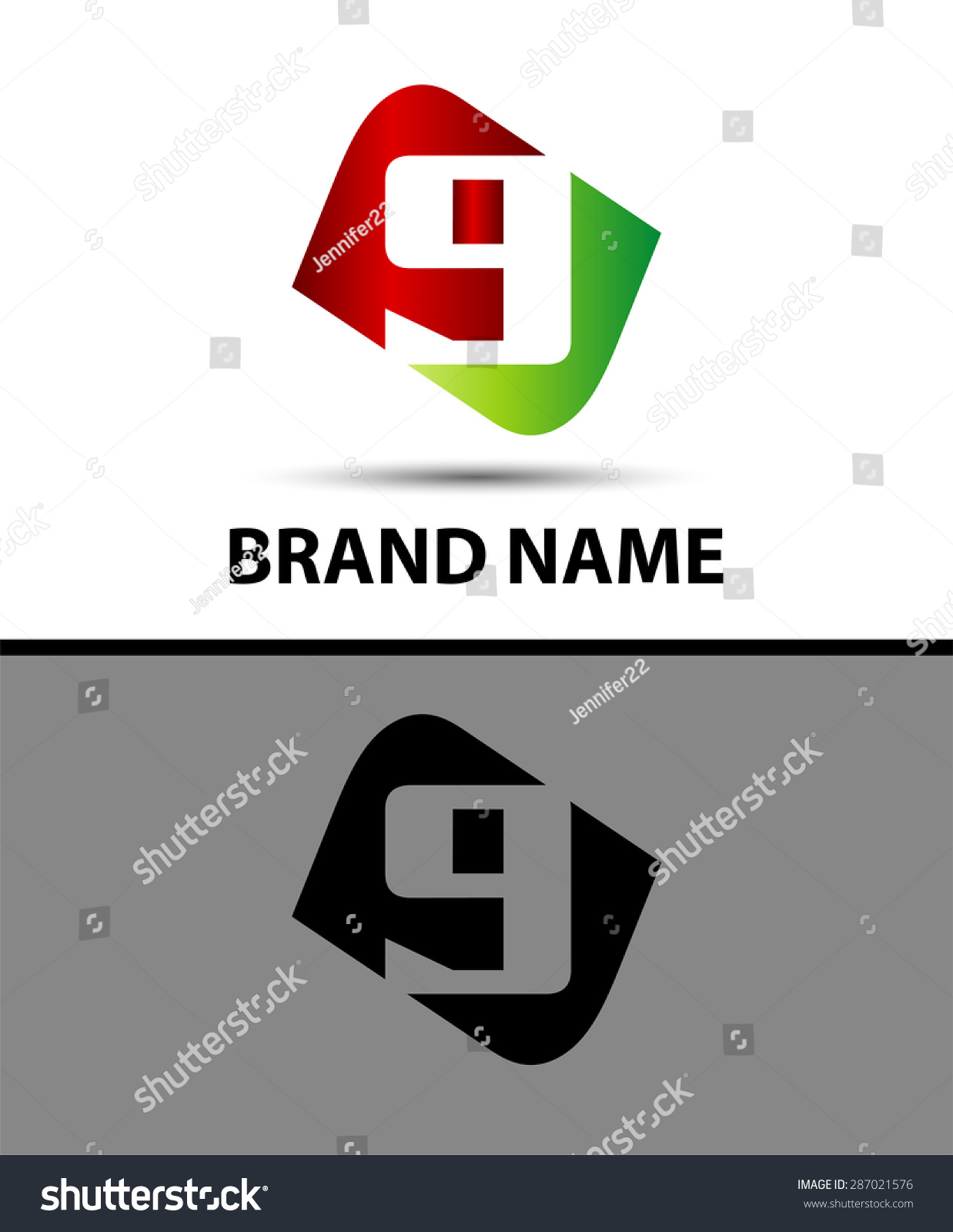 Number Nine Logologo 9 Stock Vector (Royalty Free) 287021576 | Shutterstock