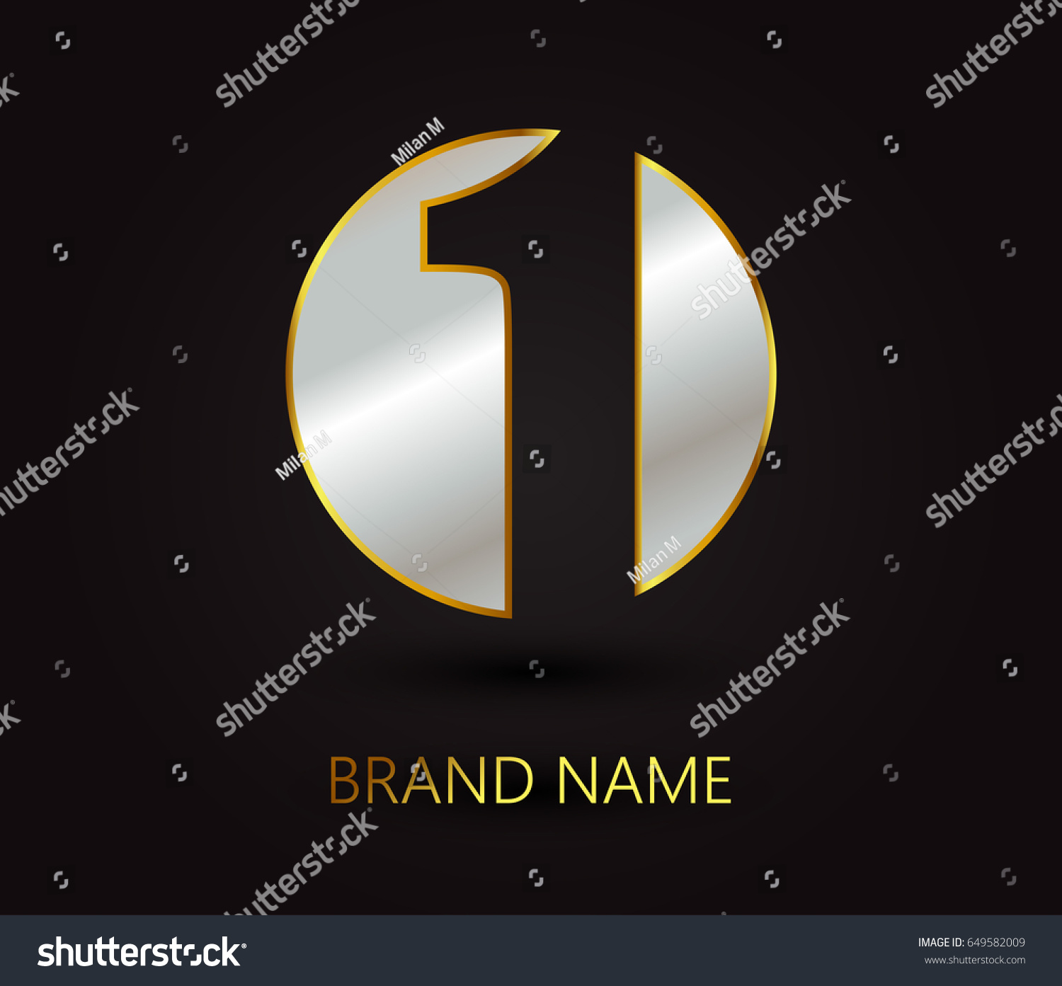Number One Logologo 1 Vector Template: vector de stock (libre de ...