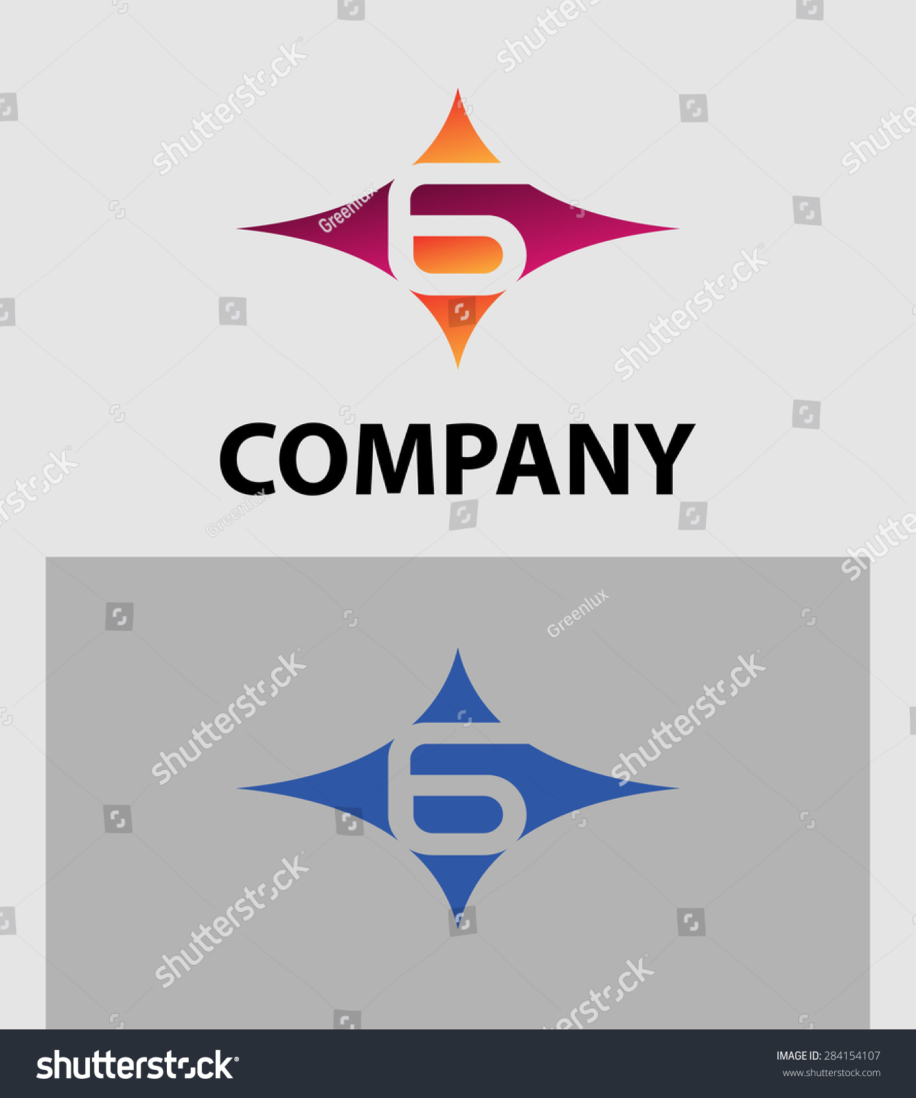 Number Six 6 Logo Icon Stock Vector (Royalty Free) 284154107