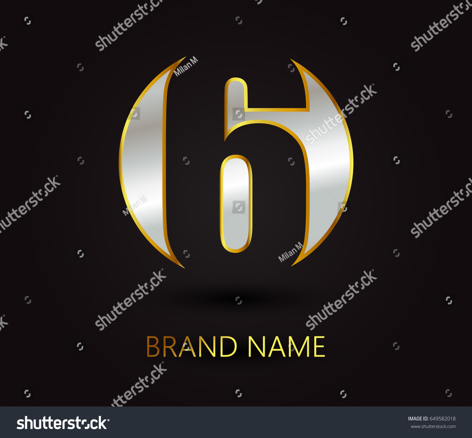 Number Six Logologo 6 Vector Template Stock Vector (Royalty Free) 649582018