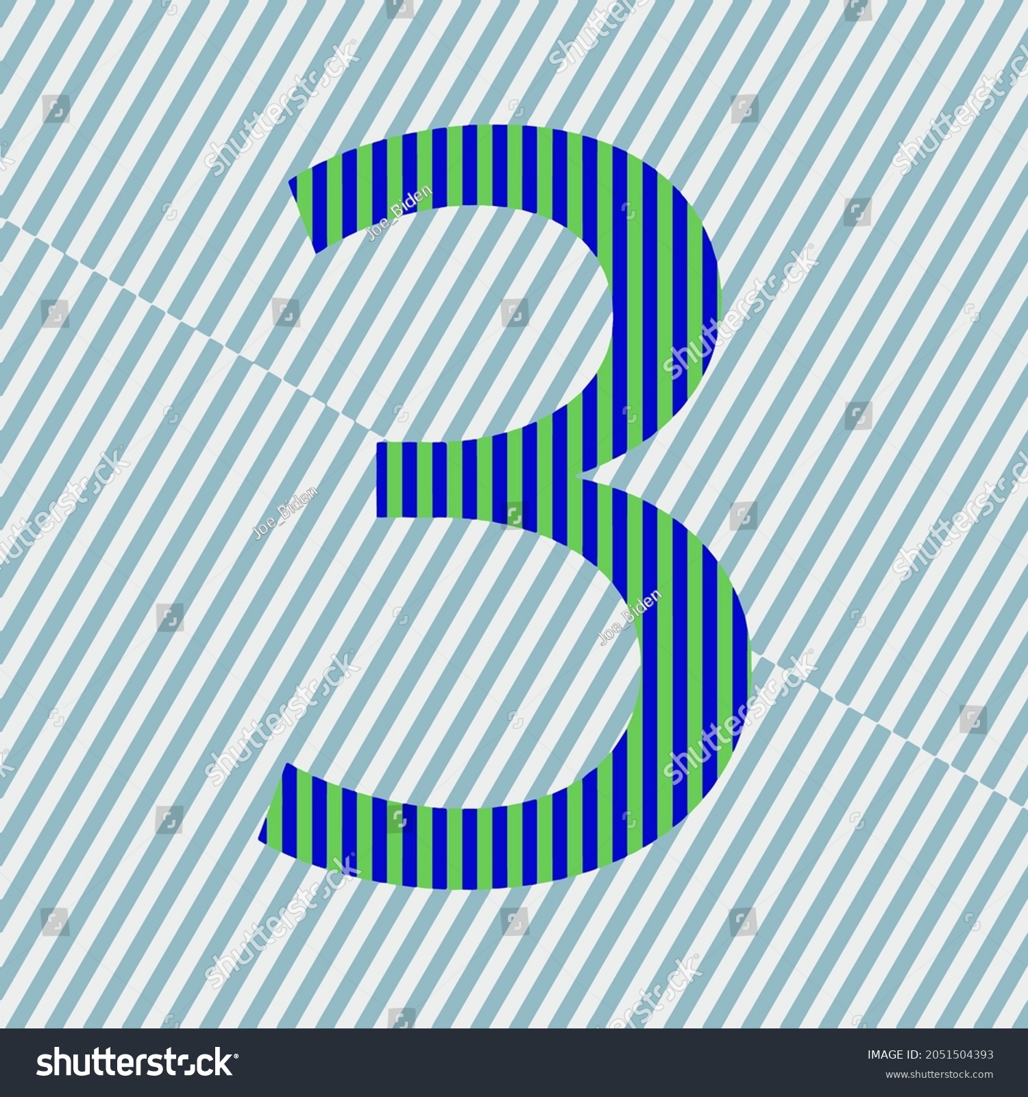 Number Three Signs Vector Images Stock Vector (Royalty Free) 2051504393 ...