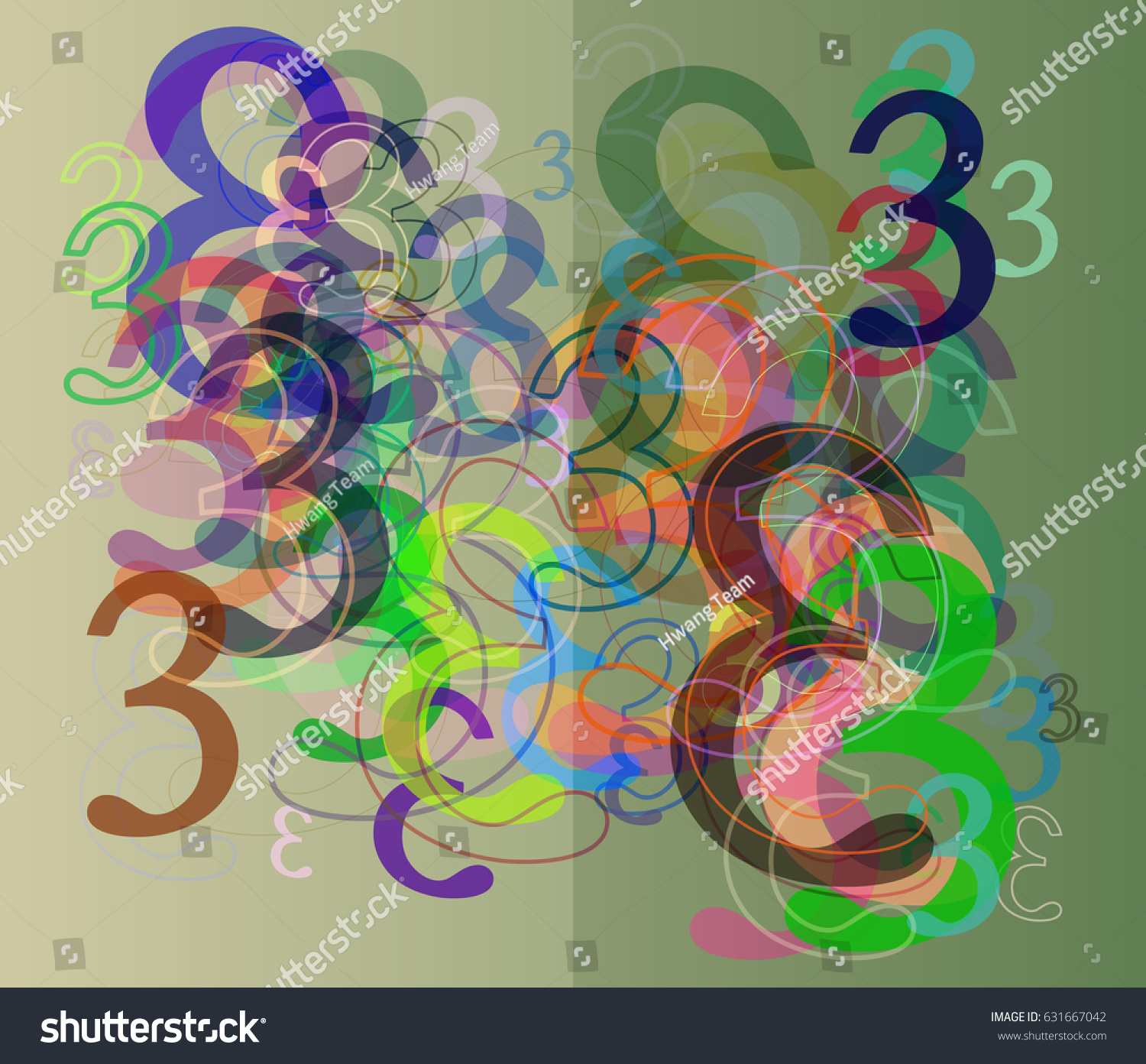 Number 3 Vector Idea Stock Vector (Royalty Free) 631667042 | Shutterstock