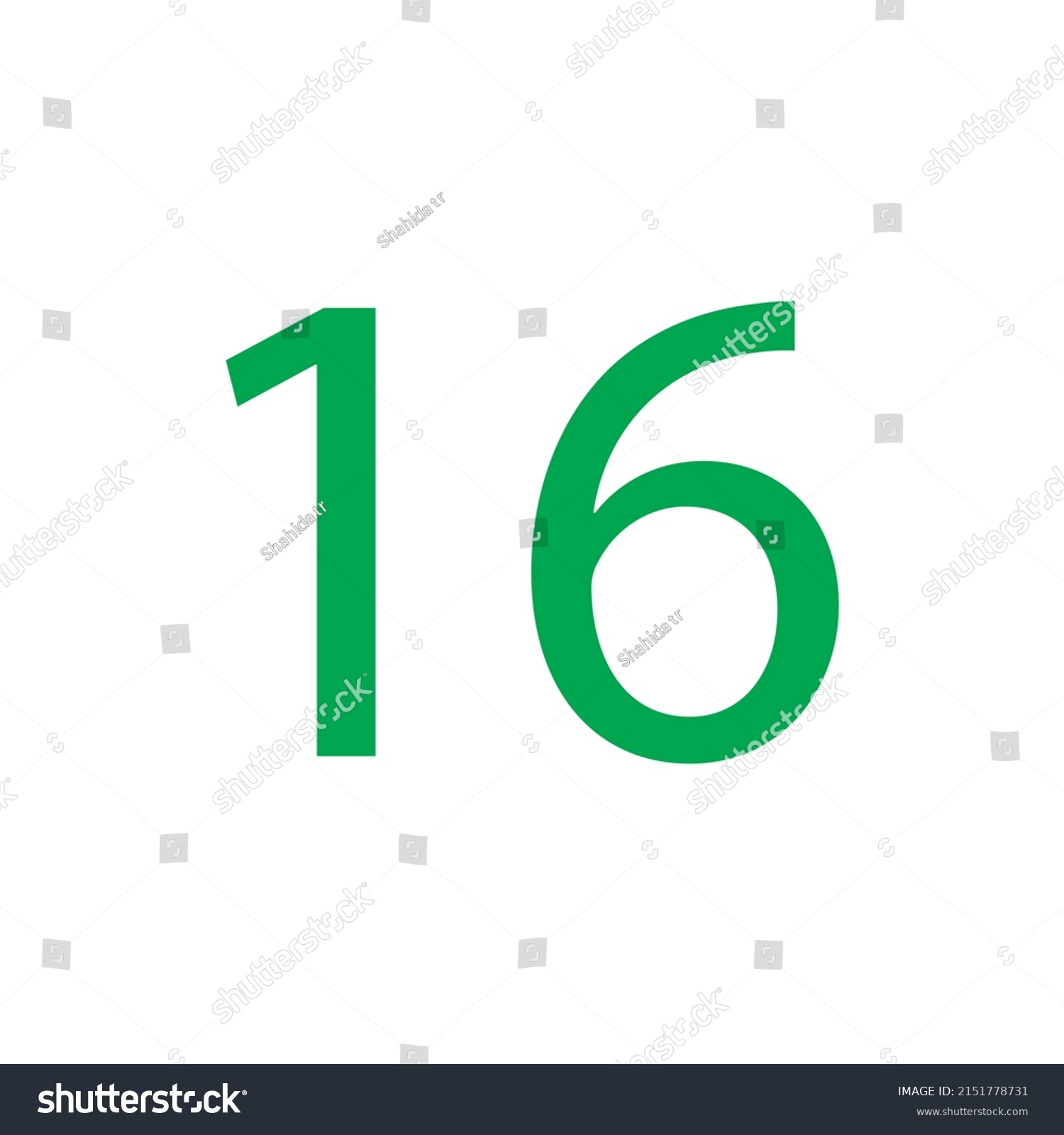 Number Vector Illustration Isolated On White Stock Vector (Royalty Free ...