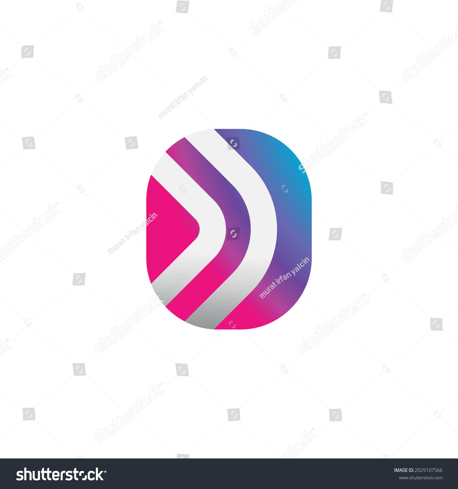Number Zero Arrow Sign Vector Logo Stock Vector (Royalty Free ...