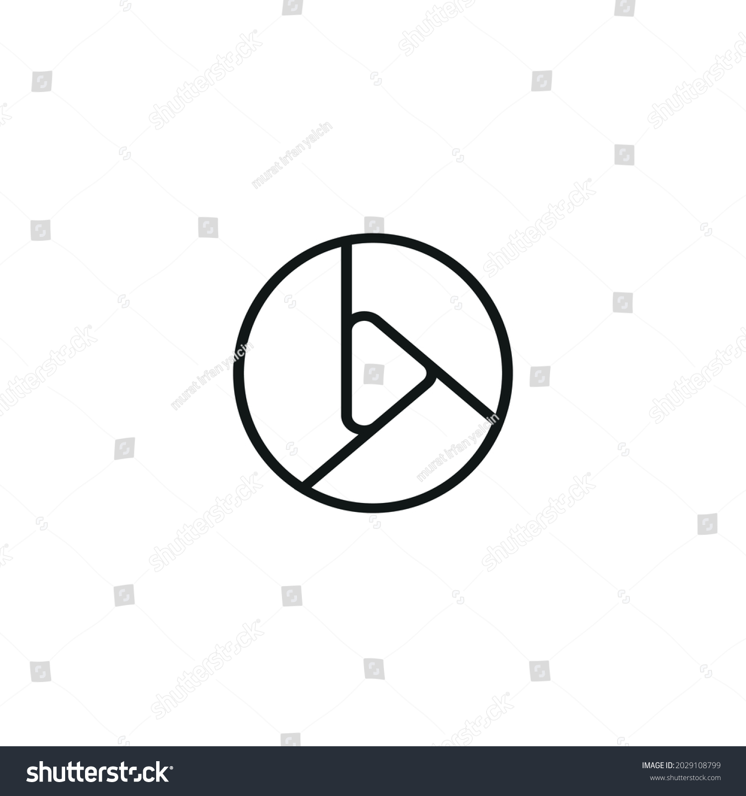 Number Zero Arrow Sign Vector Logo Stock Vector (Royalty Free ...