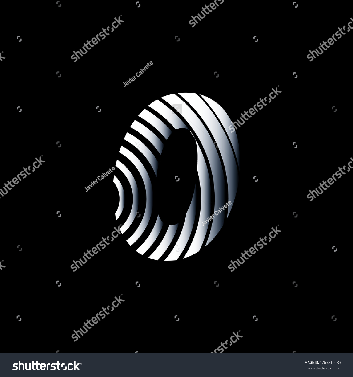 número cero (0) textura metálica sobre: vector de stock (libre de ...