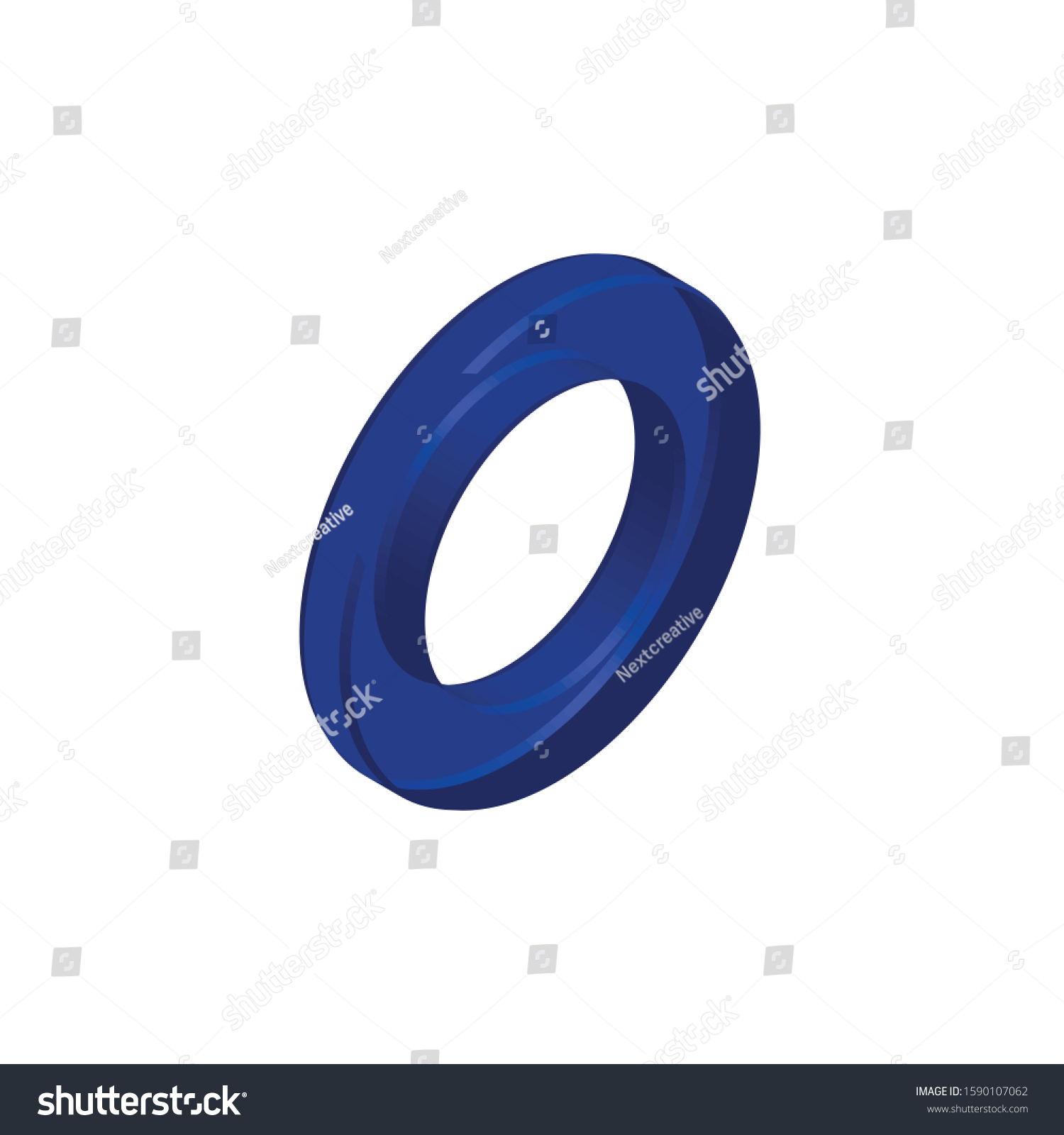 Number Zero Vector Illustration White Bakground Stock Vector (Royalty ...