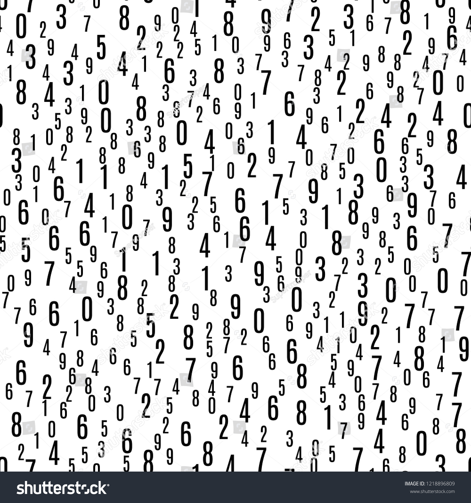 Numbers Shapes Seamless Pattern Vector Numeral Stock Vector (Royalty ... Numbers Shapes Seamless Pattern Vector Numeral Stock Vector (Royalty ...