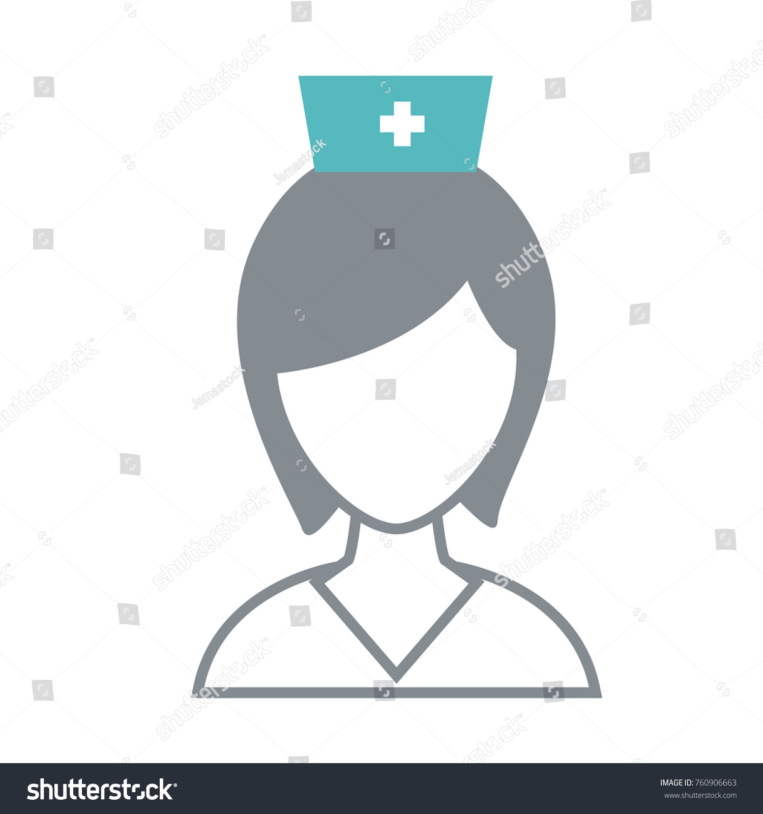 Nurse Avatar Profile Stock Vector (Royalty Free) 760906663 | Shutterstock