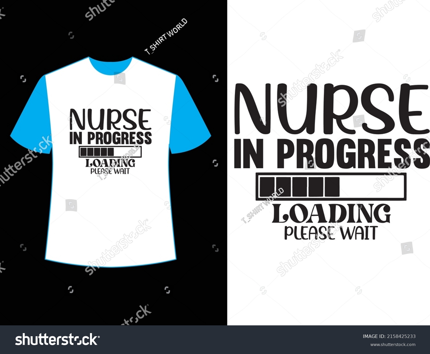 Nurse Progress Loading Please Wait T Stock Vector (Royalty Free ...