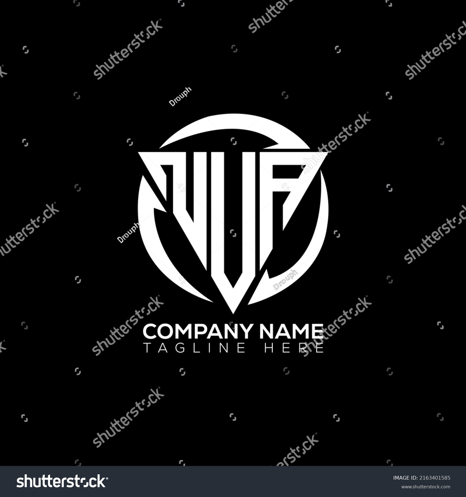 Nva Initial Modern Logo Design Vector Stock Vector (Royalty Free ...