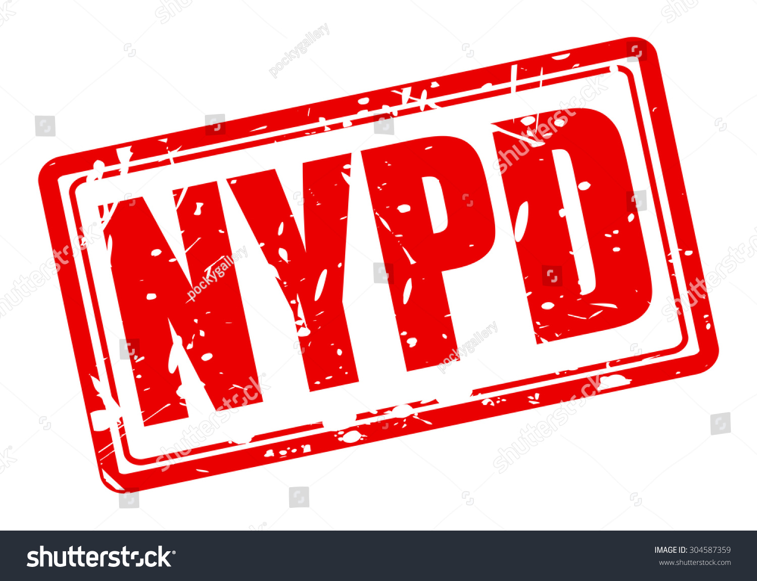 Nypd Red Stamp Text On White: vector de stock (libre de regalías ...