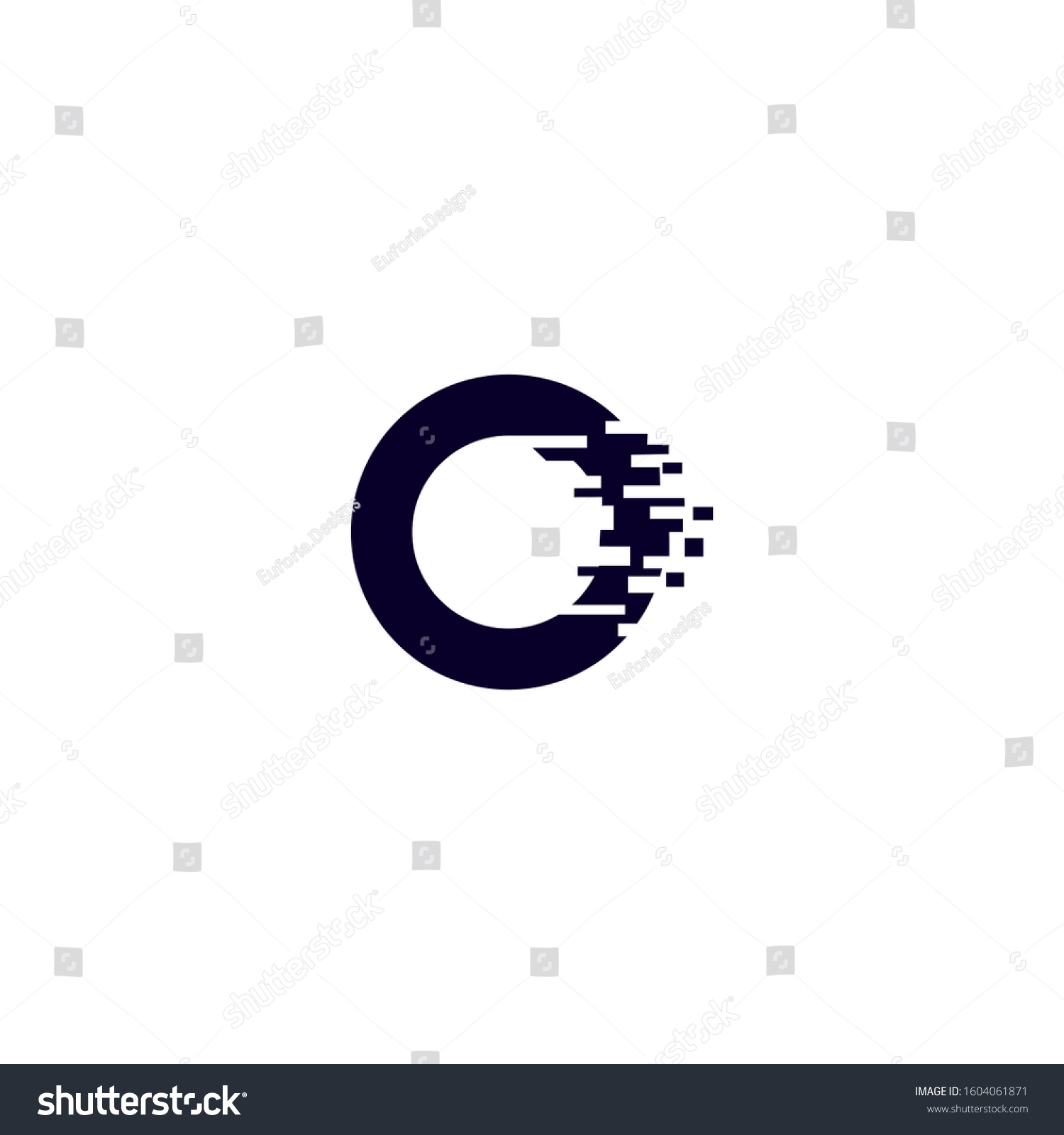 O Logo Icon Design Template Stock Vector (Royalty Free) 1604061871