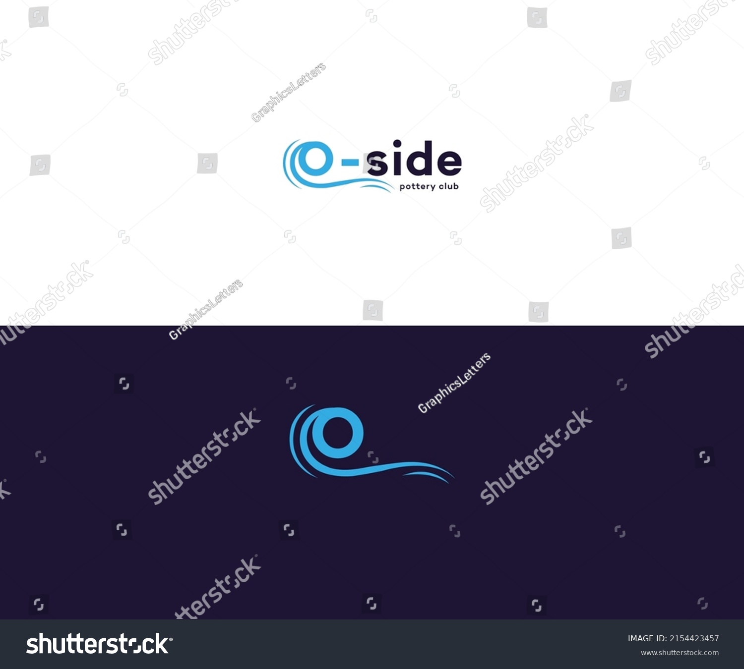 O Wave Logo Design Vector Template Stock Vector (Royalty Free ...