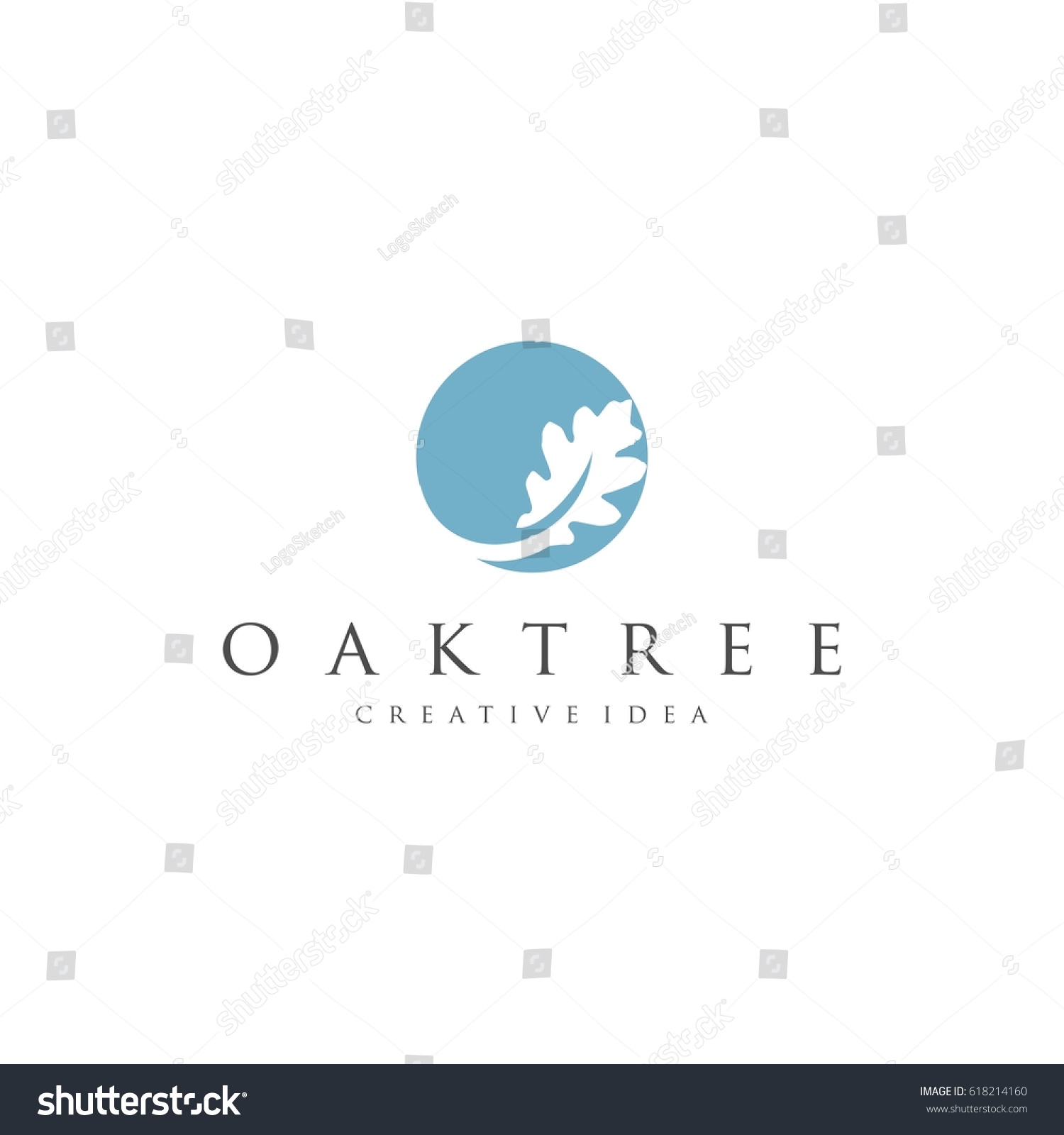 Oaktree Logo Template Stock Vector (Royalty Free) 618214160 | Shutterstock