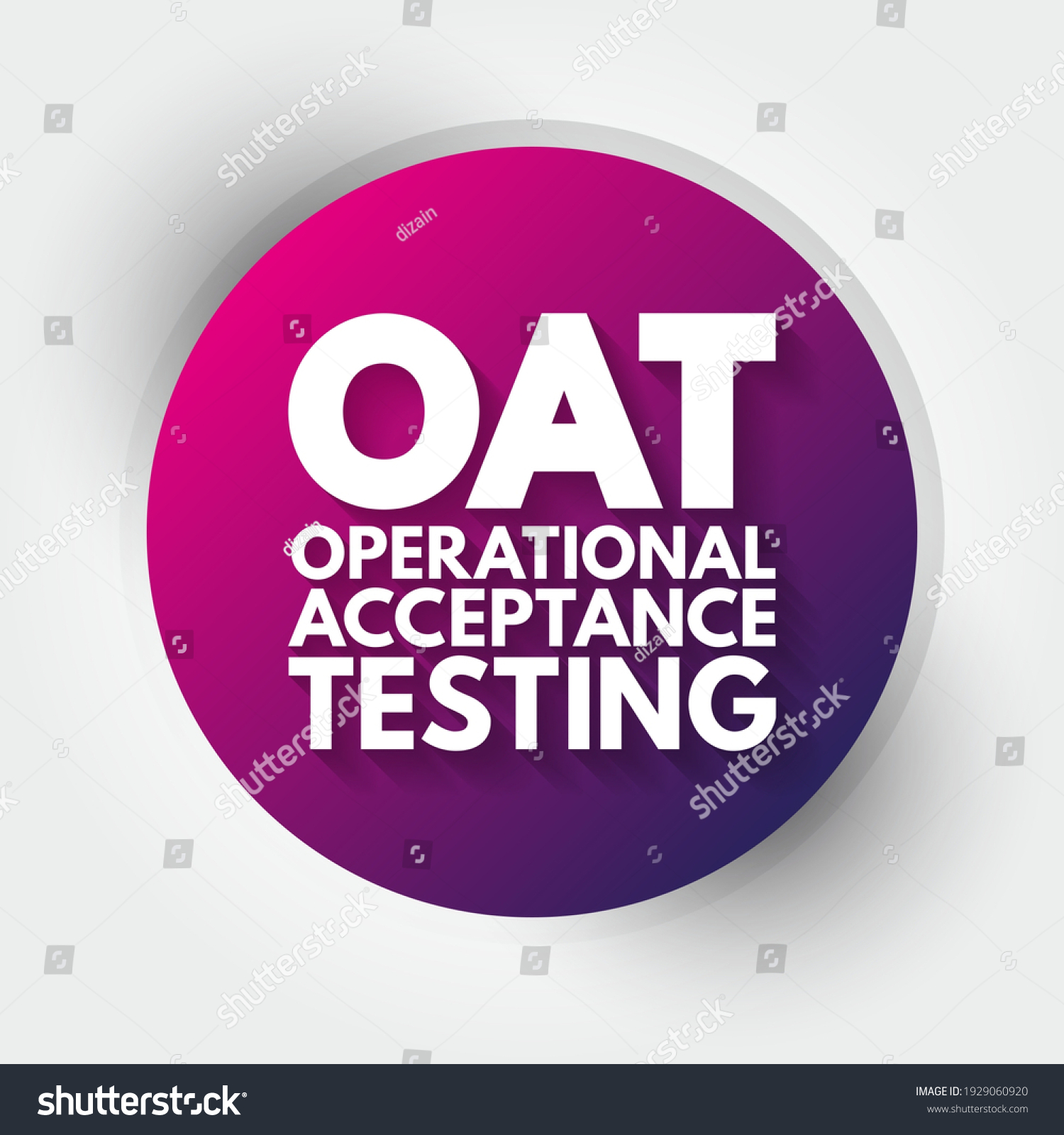 Oat Operational Acceptance Testing Used Conduct Stock Vector (Royalty ... Oat Operational Acceptance Testing Used Conduct Stock Vector (Royalty ...
