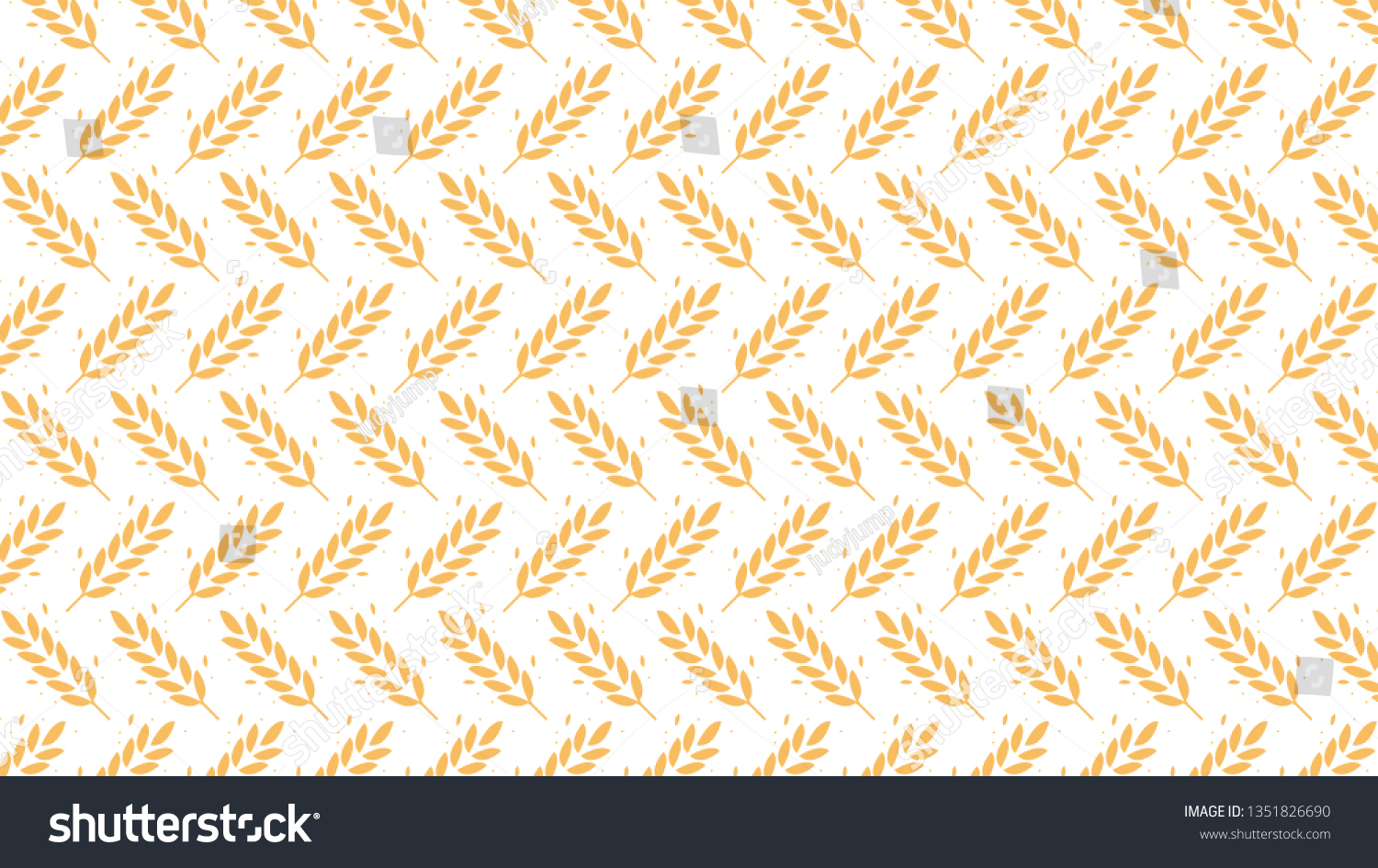 Oat Pattern Rice Pattern Wallpaper White Stock Vector (Royalty Free ...