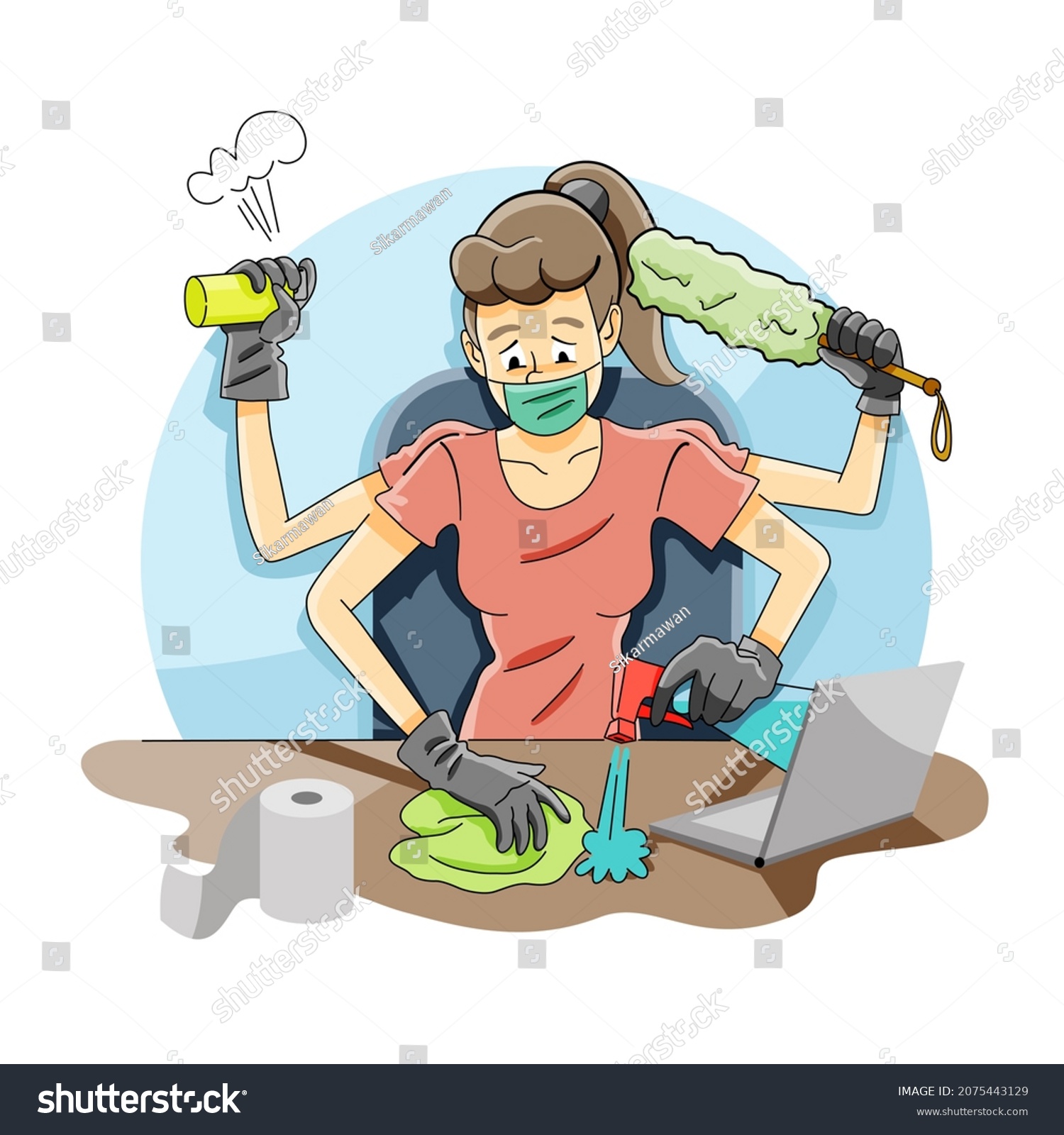 Obsessive Compulsive Disorder Ocd Stock Vector (Royalty Free ...