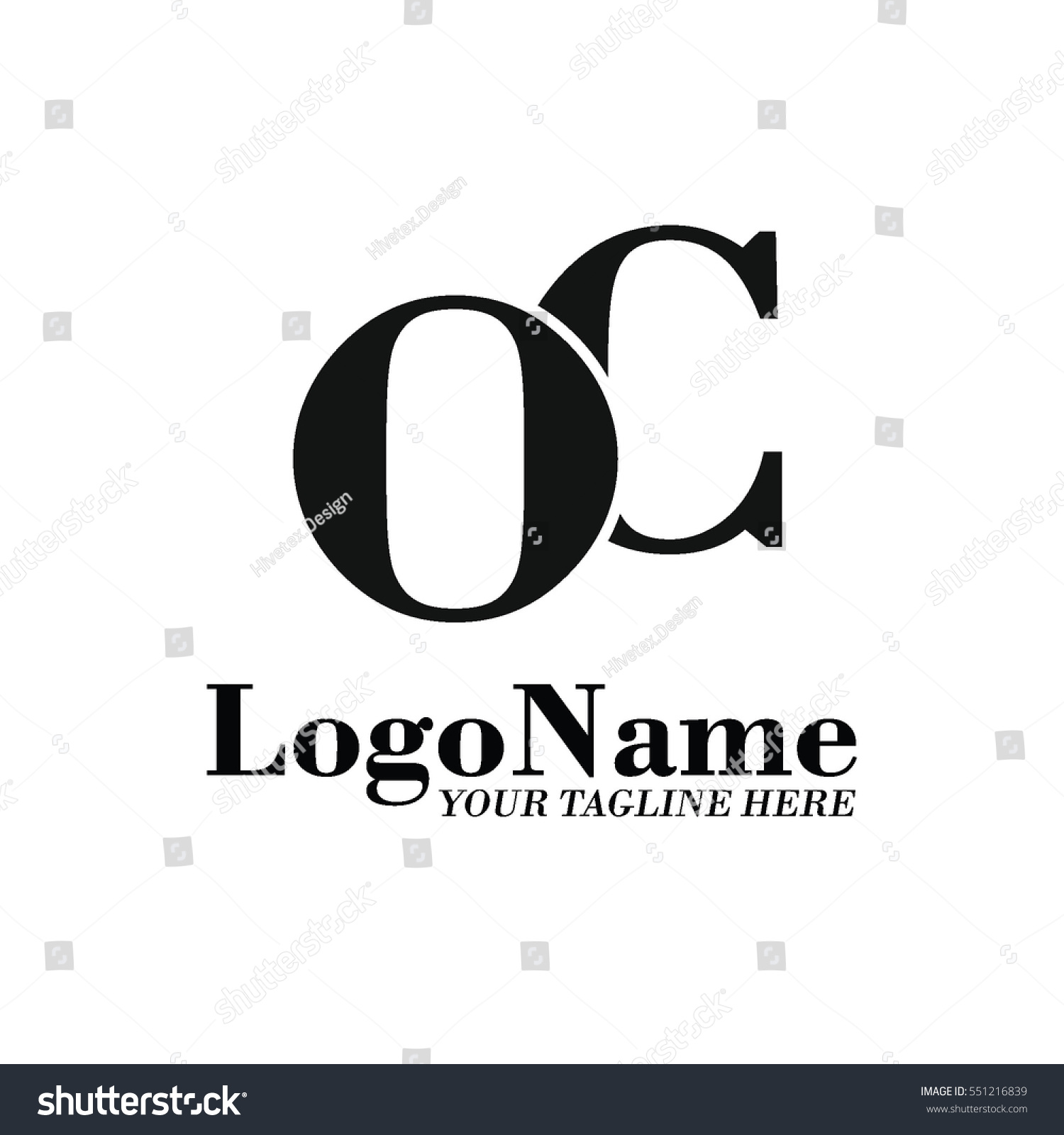 Oc Logo Stock Vector (Royalty Free) 551216839 | Shutterstock