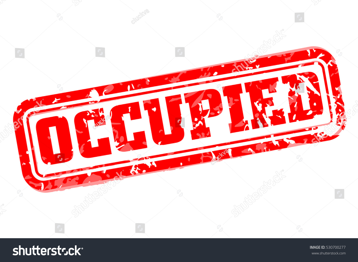 Occupied Rubber Stamp Vector Illustration Stock Vector (Royalty Free ...