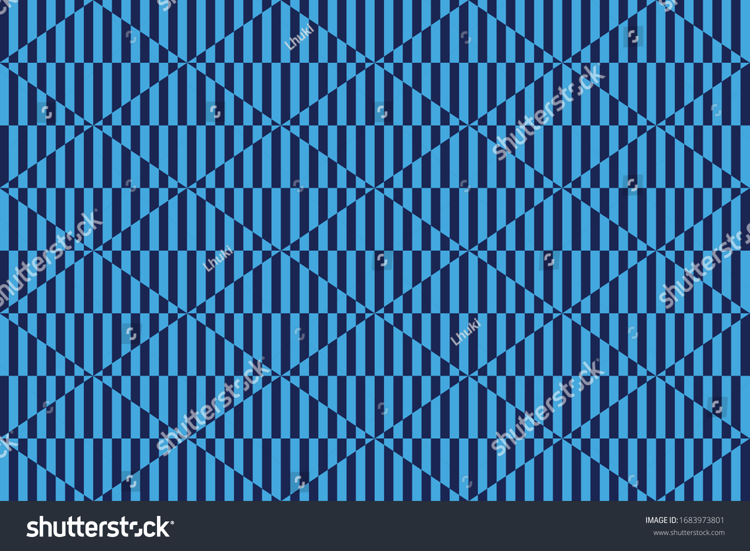Ocean Blue Tone Vector Geometric Seamless Stock Vector (Royalty Free ...