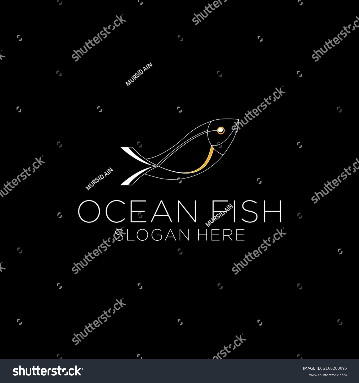 Ocean Fish Logo Icon Design Vector Stock Vector (Royalty Free ...