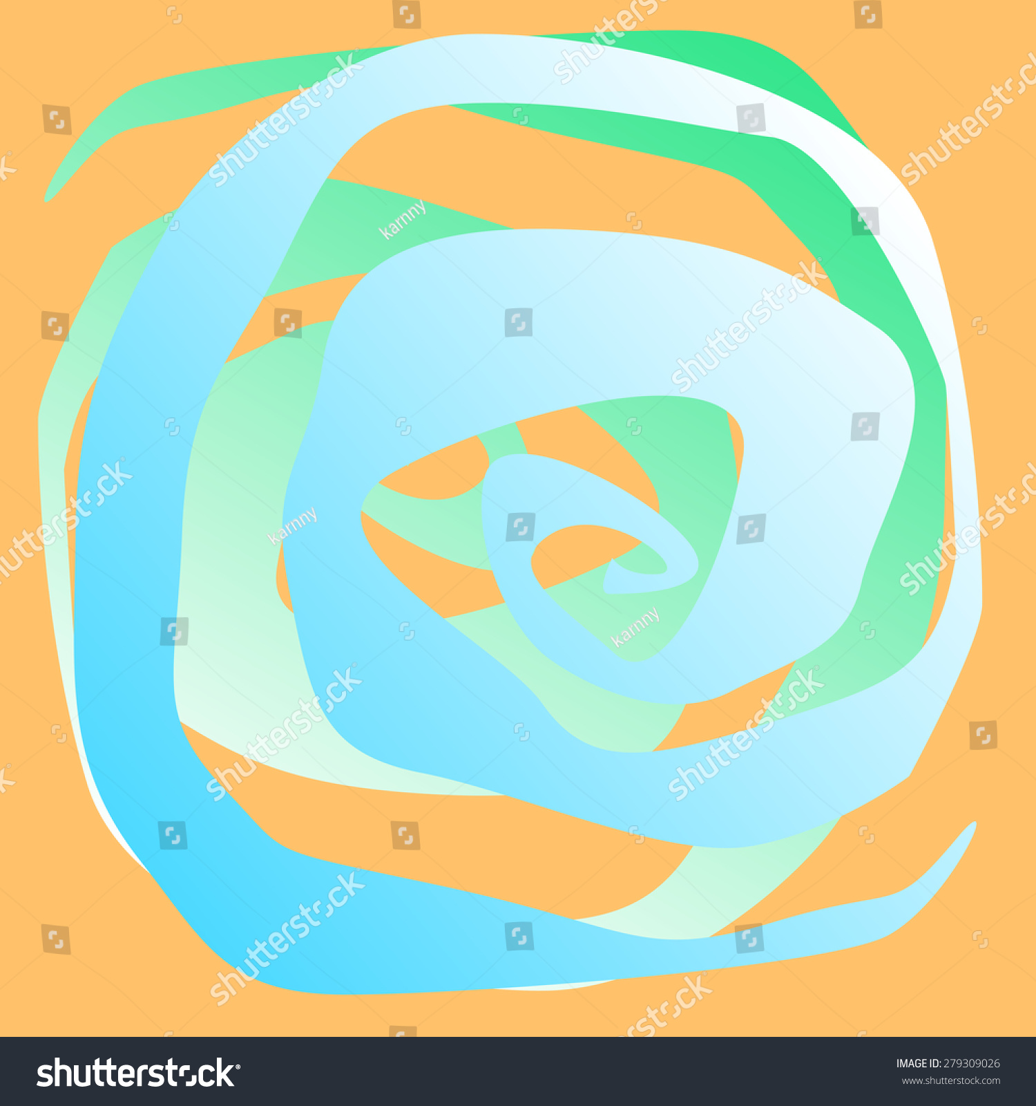 Ocean Wave Stylized Seamless Background Stock Vector (Royalty Free ...