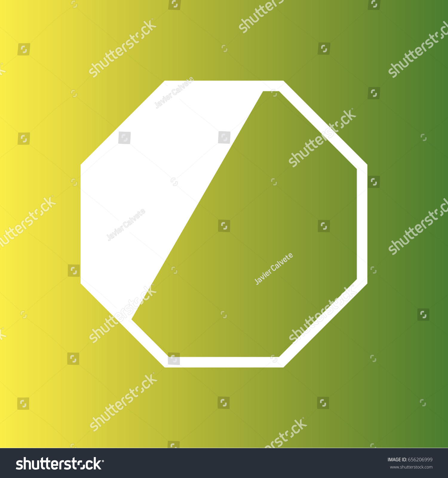 Octagon Brand Corporate Vector Stock Vector (Royalty Free) 656206999