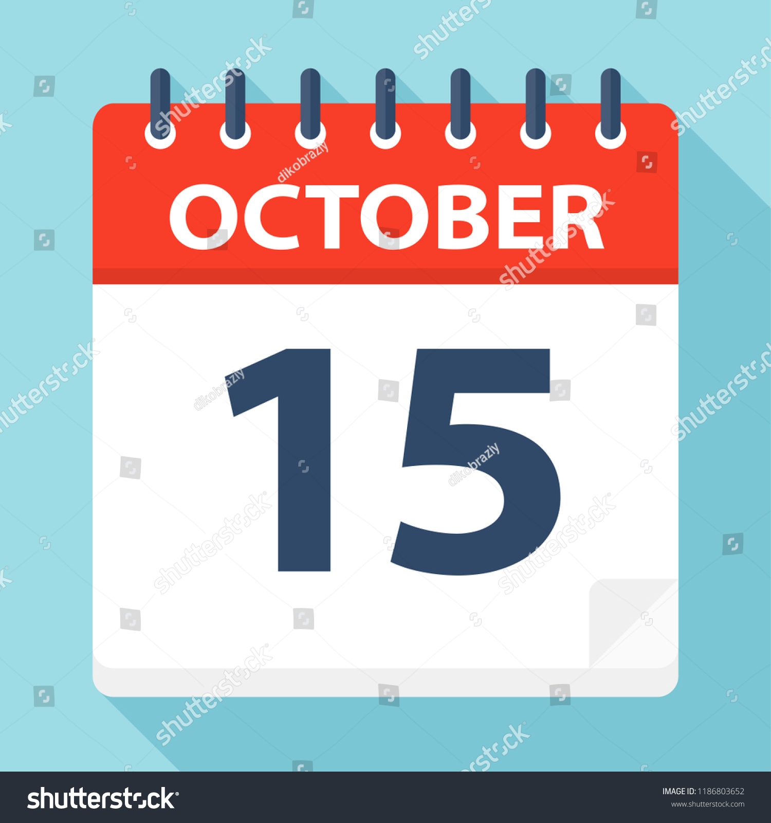 1,163 Calendar 15 october Images, Stock Photos & Vectors | Shutterstock
