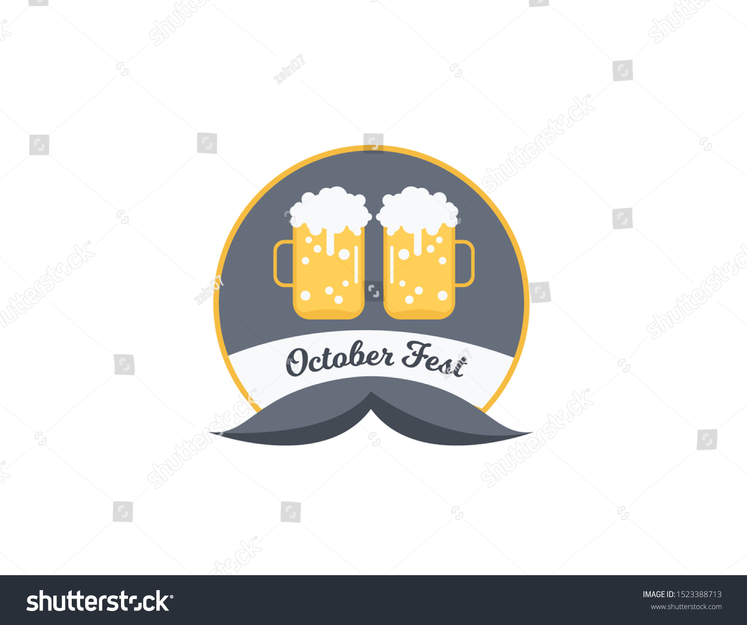 Octoberfest Icon Symbol Vector Eps 10 Stock Vector (Royalty Free ...