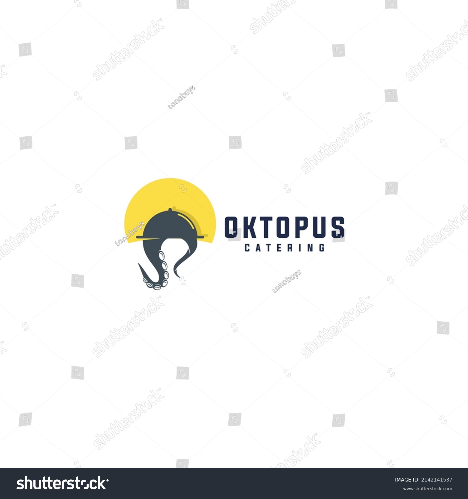 Octopus Kettering Logo Design Vector Template Stock Vector (Royalty ...