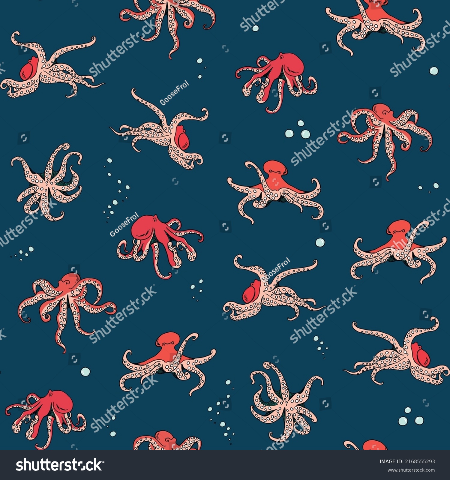 18,676 Octopus prints Images, Stock Photos & Vectors | Shutterstock