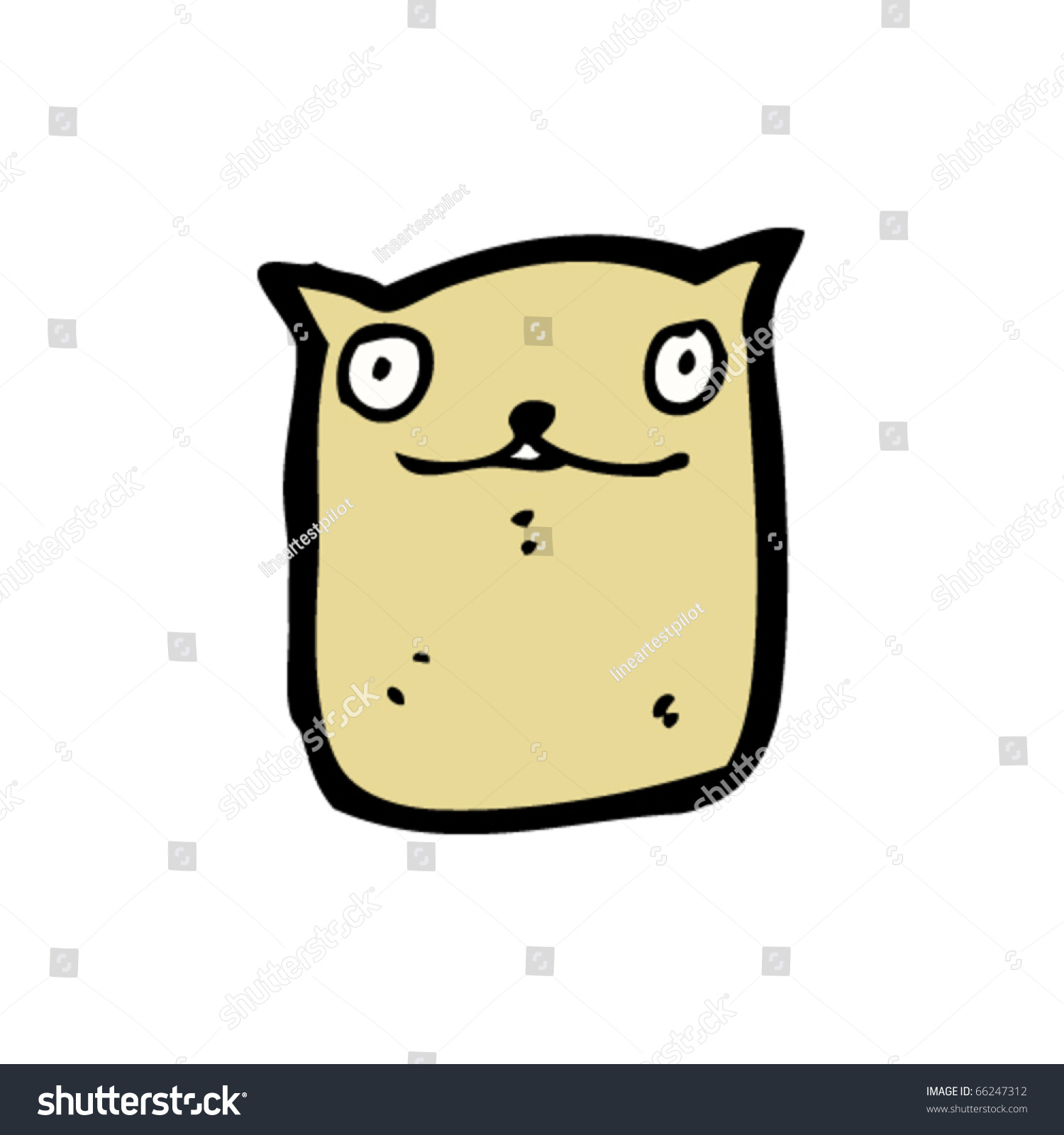 Odd Cat Cartoon Stock Vector (Royalty Free) 66247312 | Shutterstock