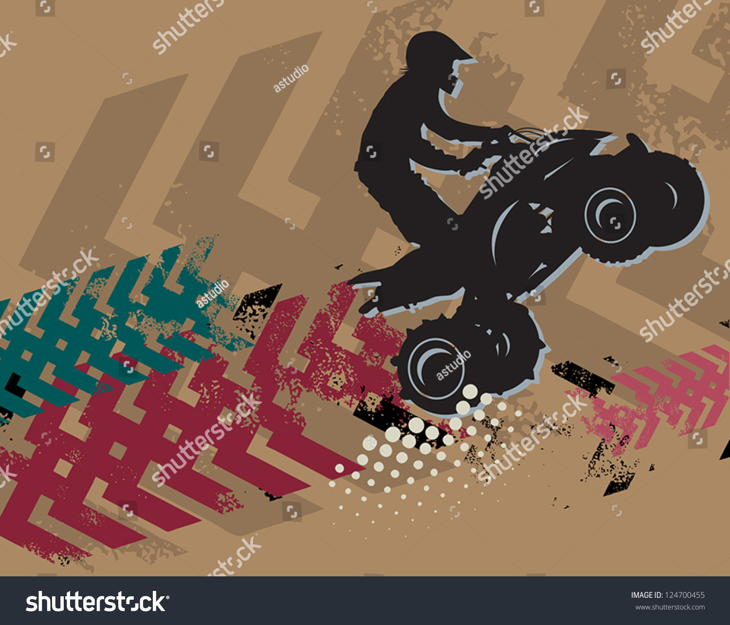 Offroad Absctract Background Vector Illustration: vector de stock ...