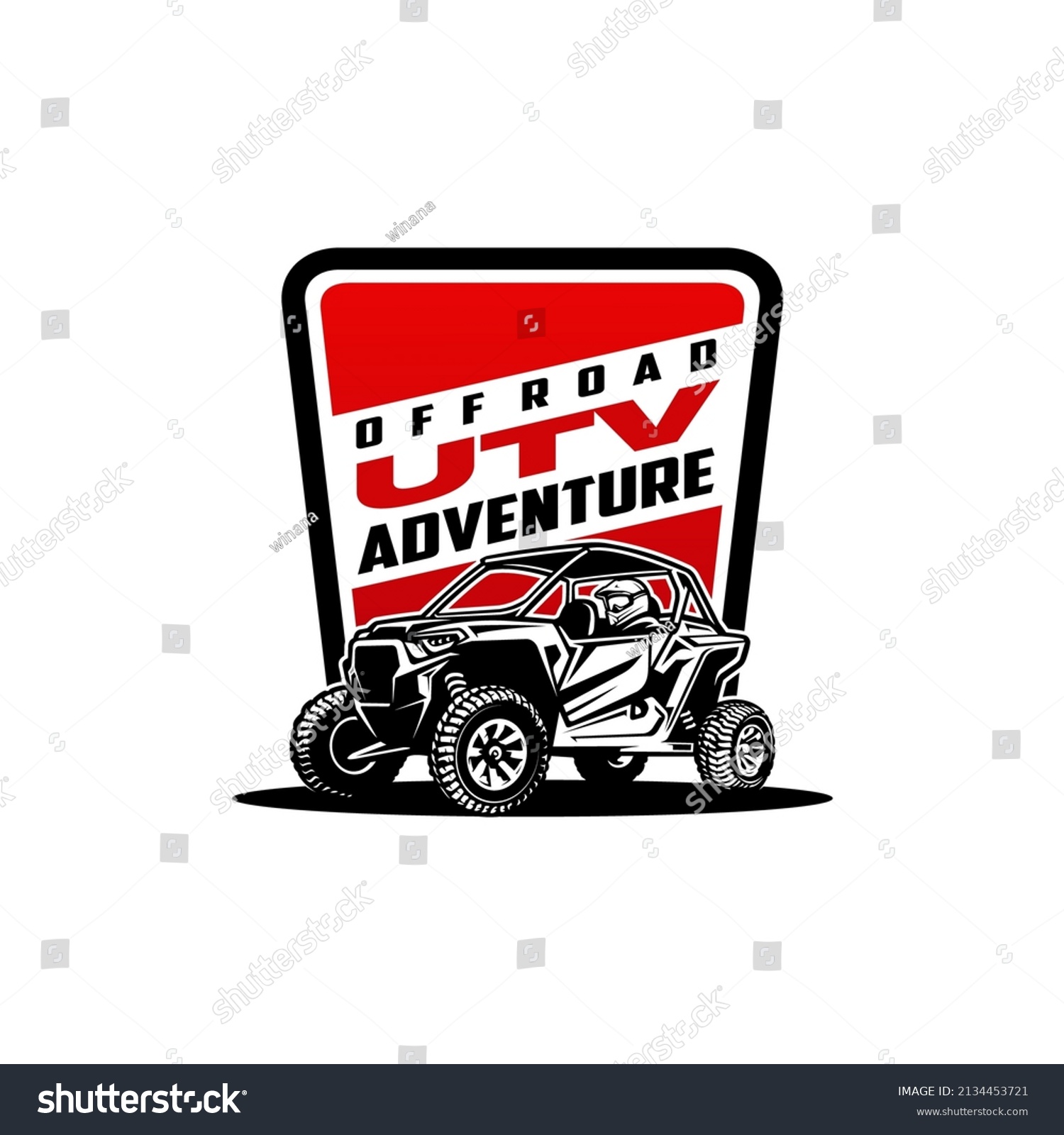 Off Road Adventure Utv Logo Vector Stock Vector (Royalty Free ...